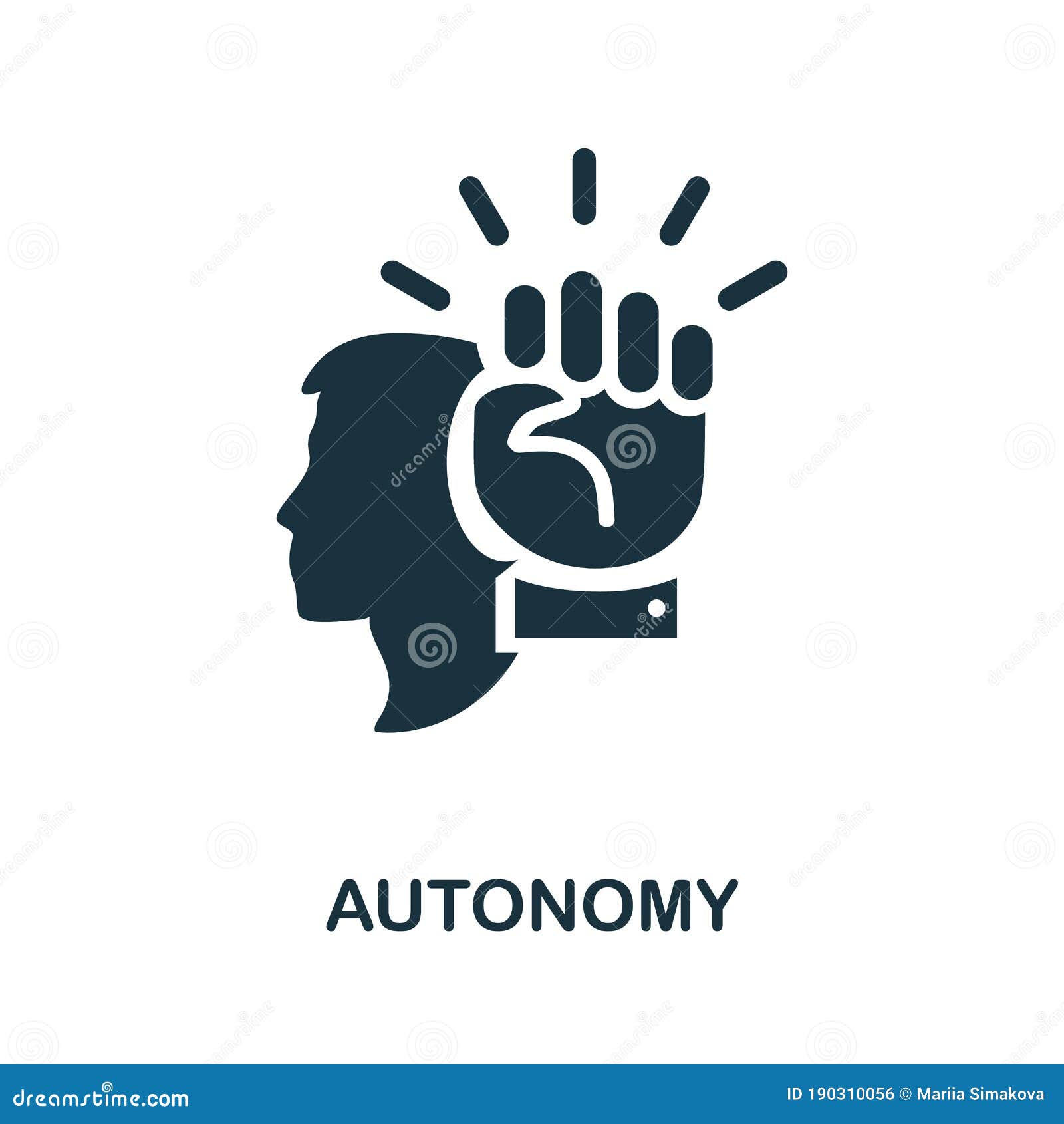 Autonomy Icon. Simple Element from Business Management Collection ...