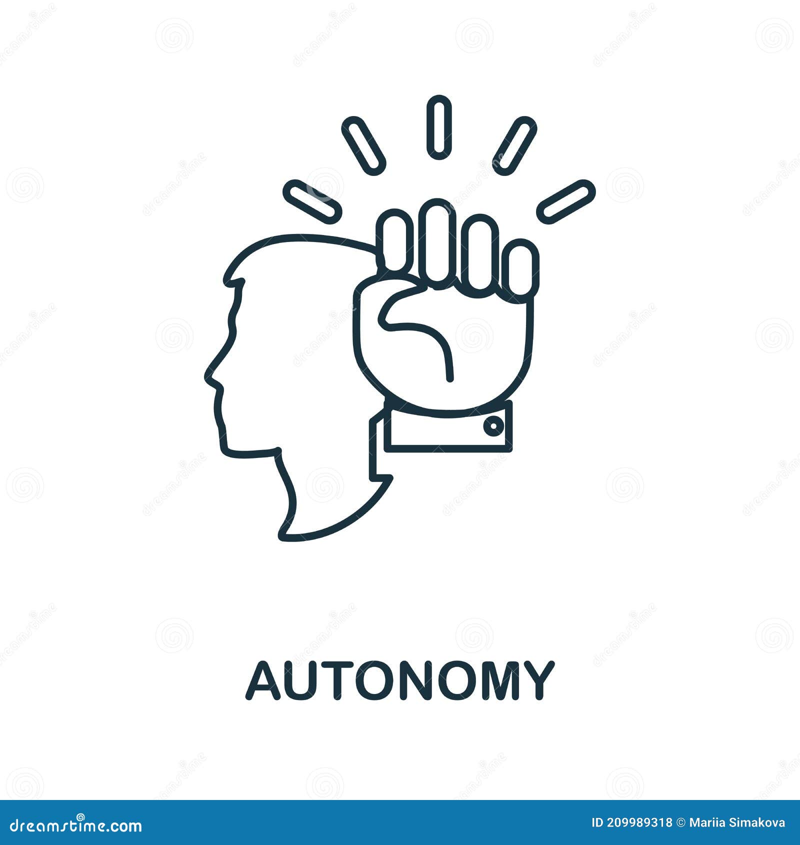 Autonomy Icon. Simple Element from Business Management Collection ...