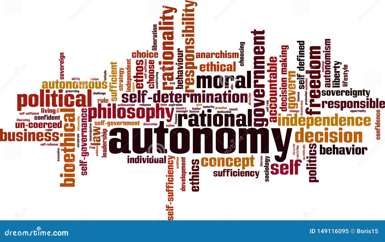 Autonomy word cloud stock vector. Illustration of nation - 149116095