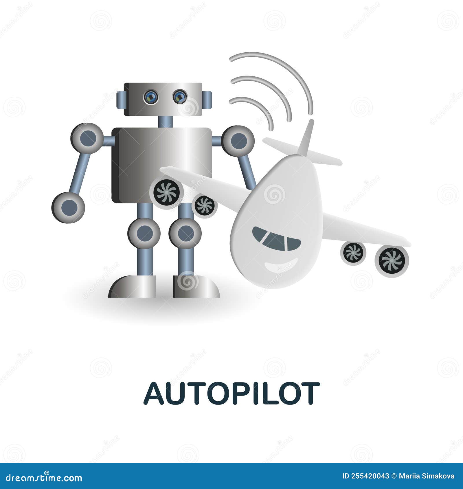 Autopilot Icon. Trendy Autopilot Logo Concept On White Background From ...