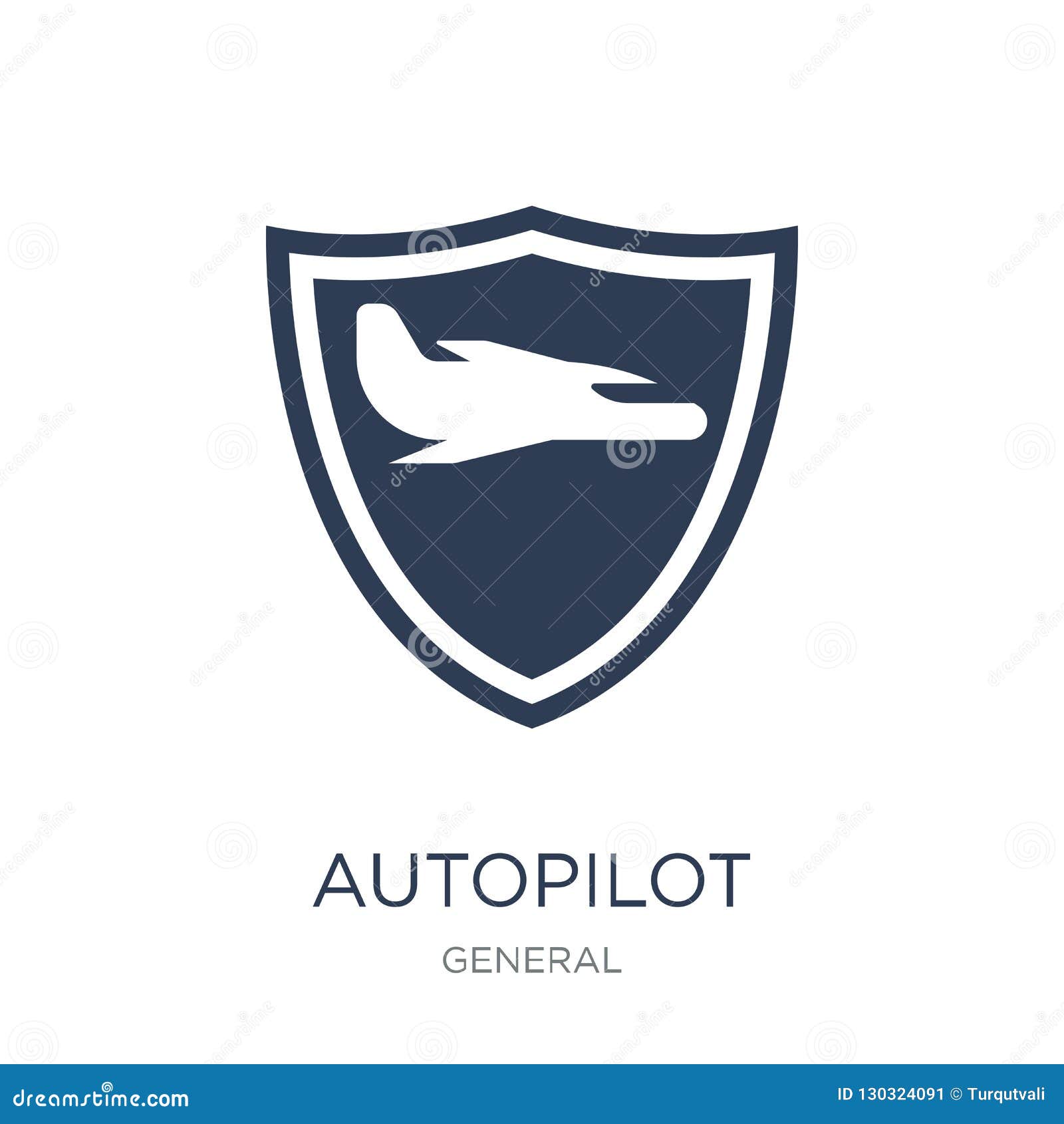 Autopilot Icon. Trendy Autopilot Logo Concept On White Background From ...