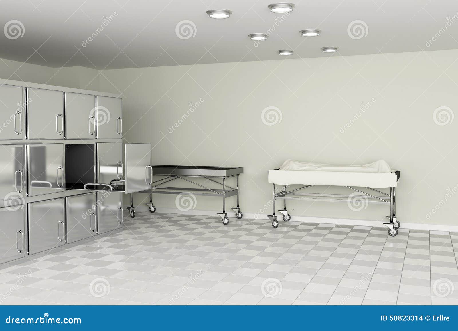 Autopsy room stock illustration. Illustration of room - 50823314