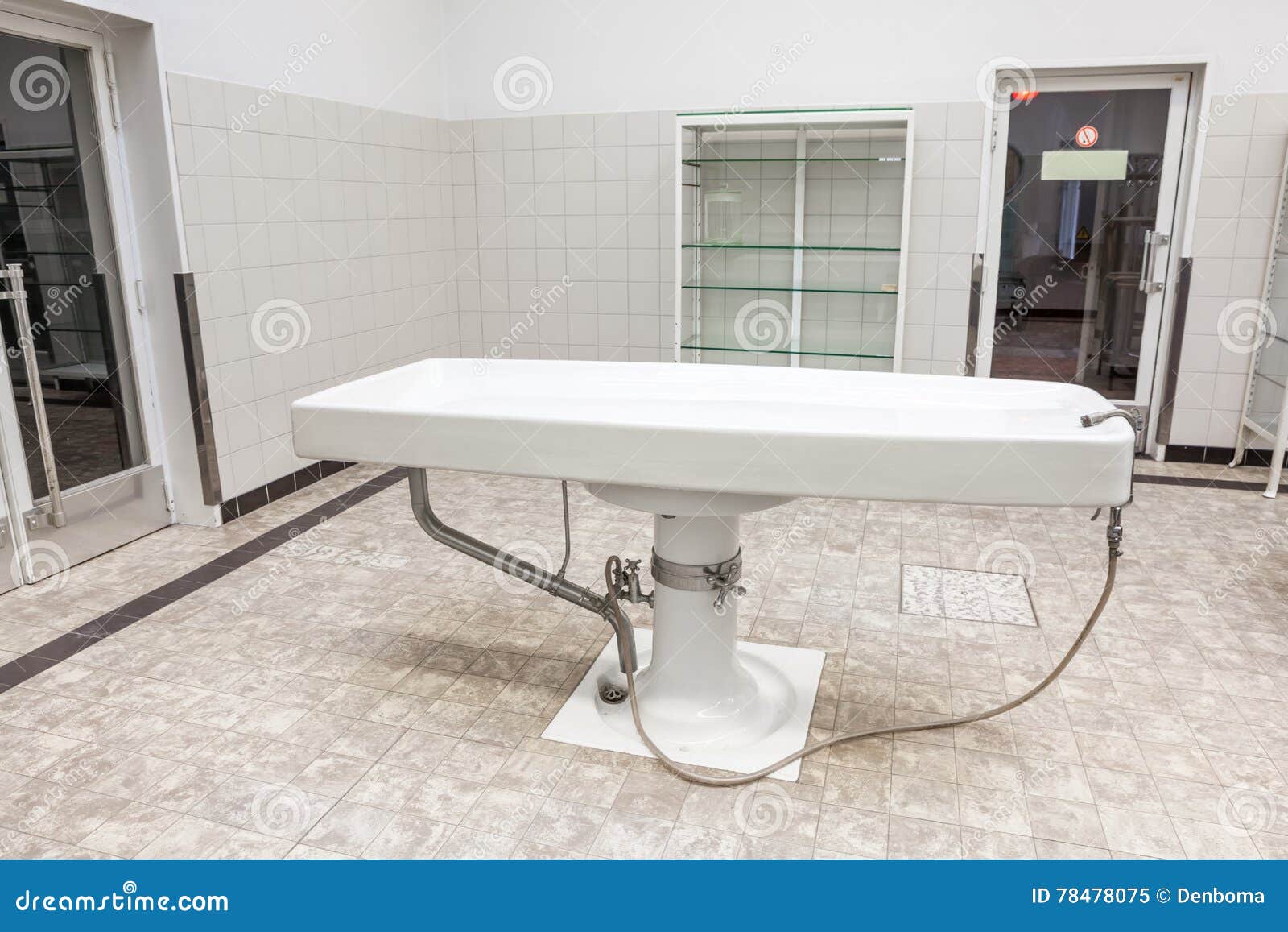 Autopsy tables in morgue stock image. Image of department - 78478075