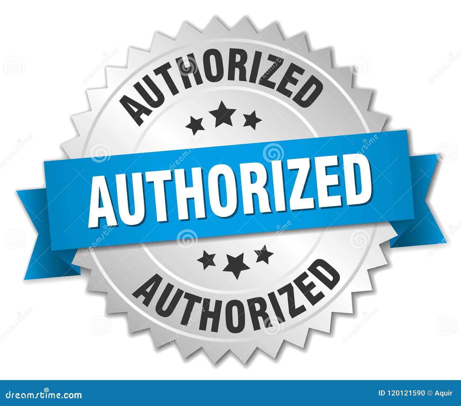 Autorisé illustration de vecteur. Illustration du bouton - 120121590