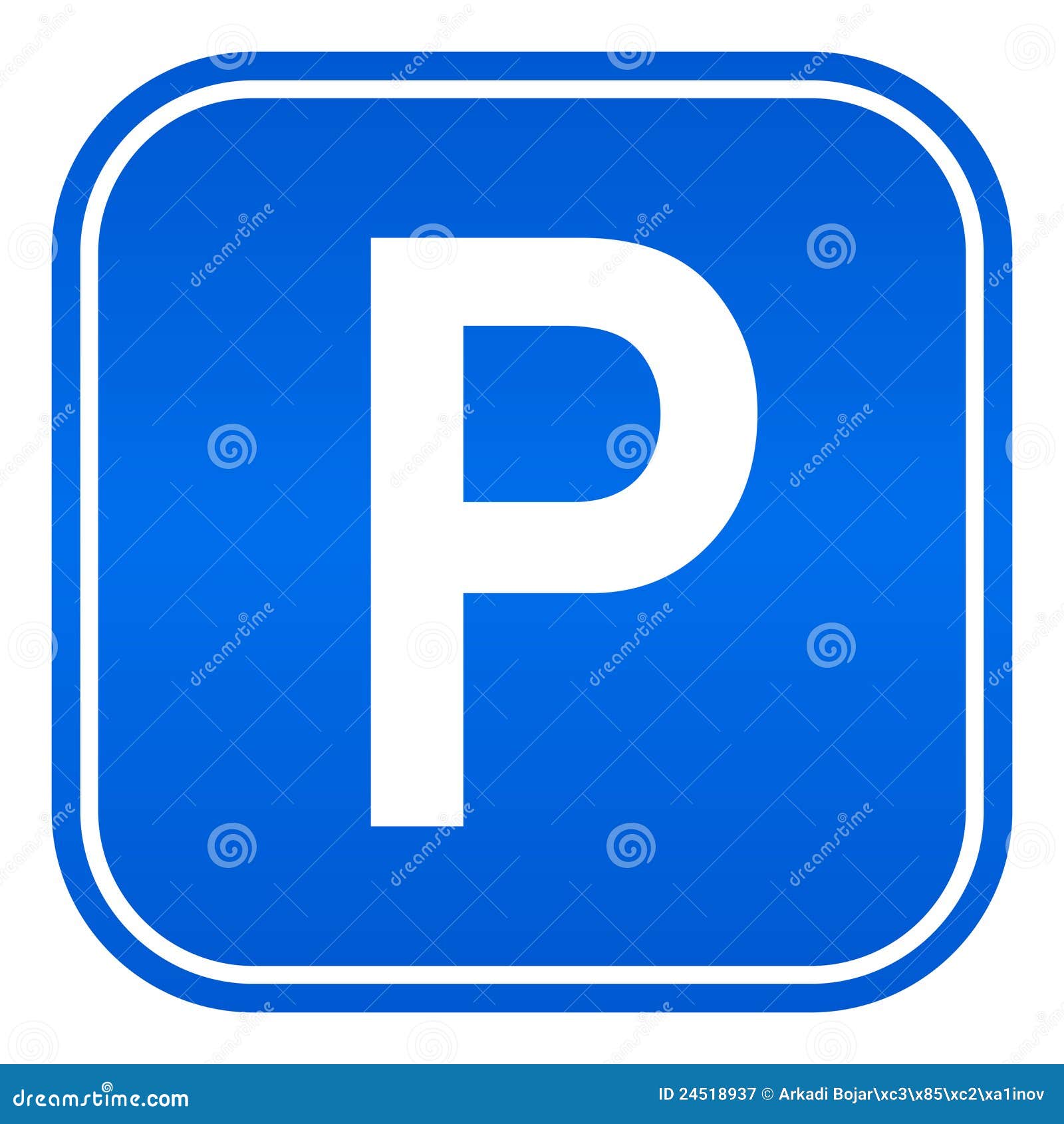 Autos, die Zeichen parken vektor abbildung. Illustration von parken ...