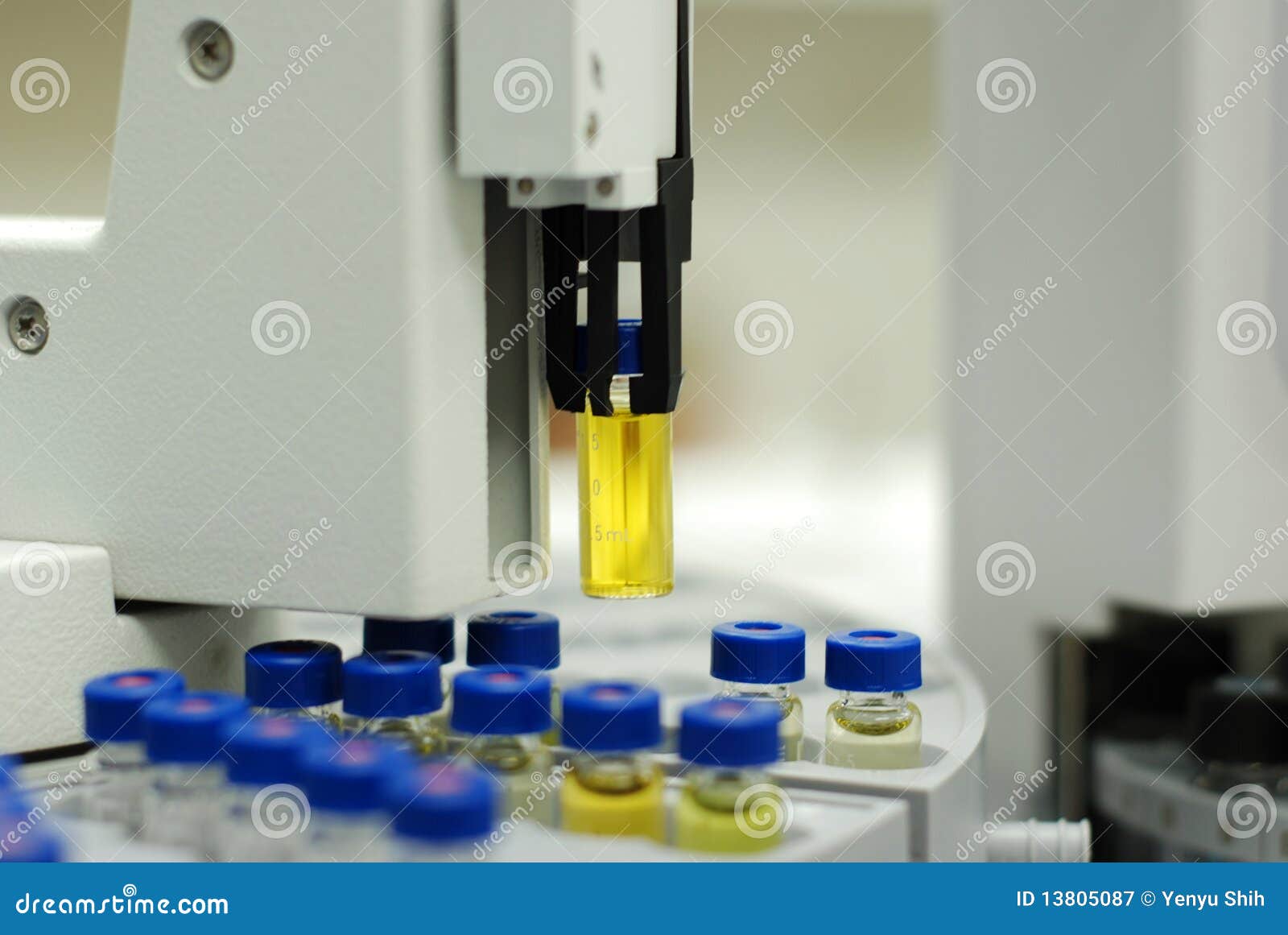 Autosampler of Gas Chromatography Stock Image - Image of pharmaceutical ...