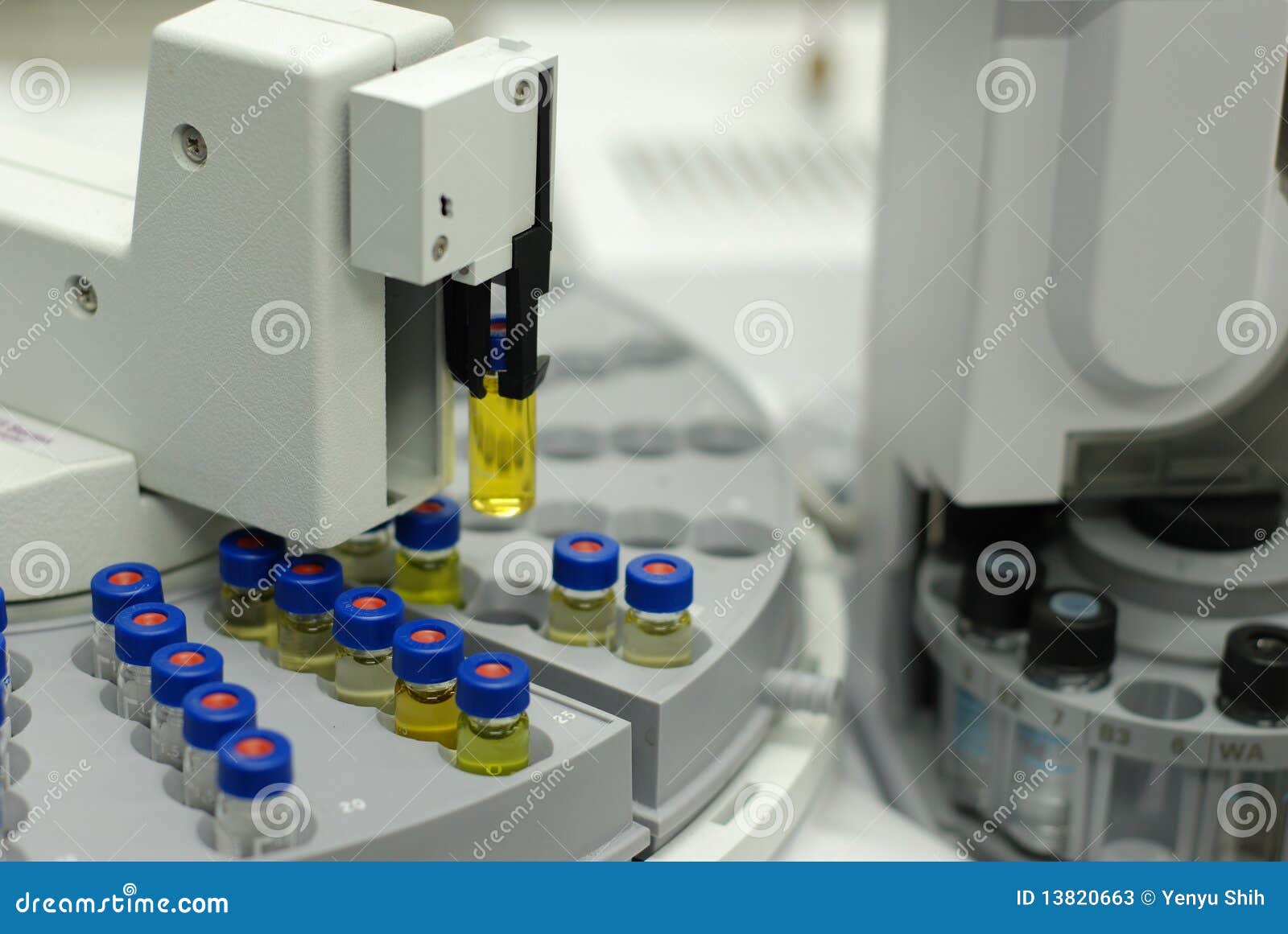 Autosampler of Gas Chromatography Stock Image - Image of health, load ...