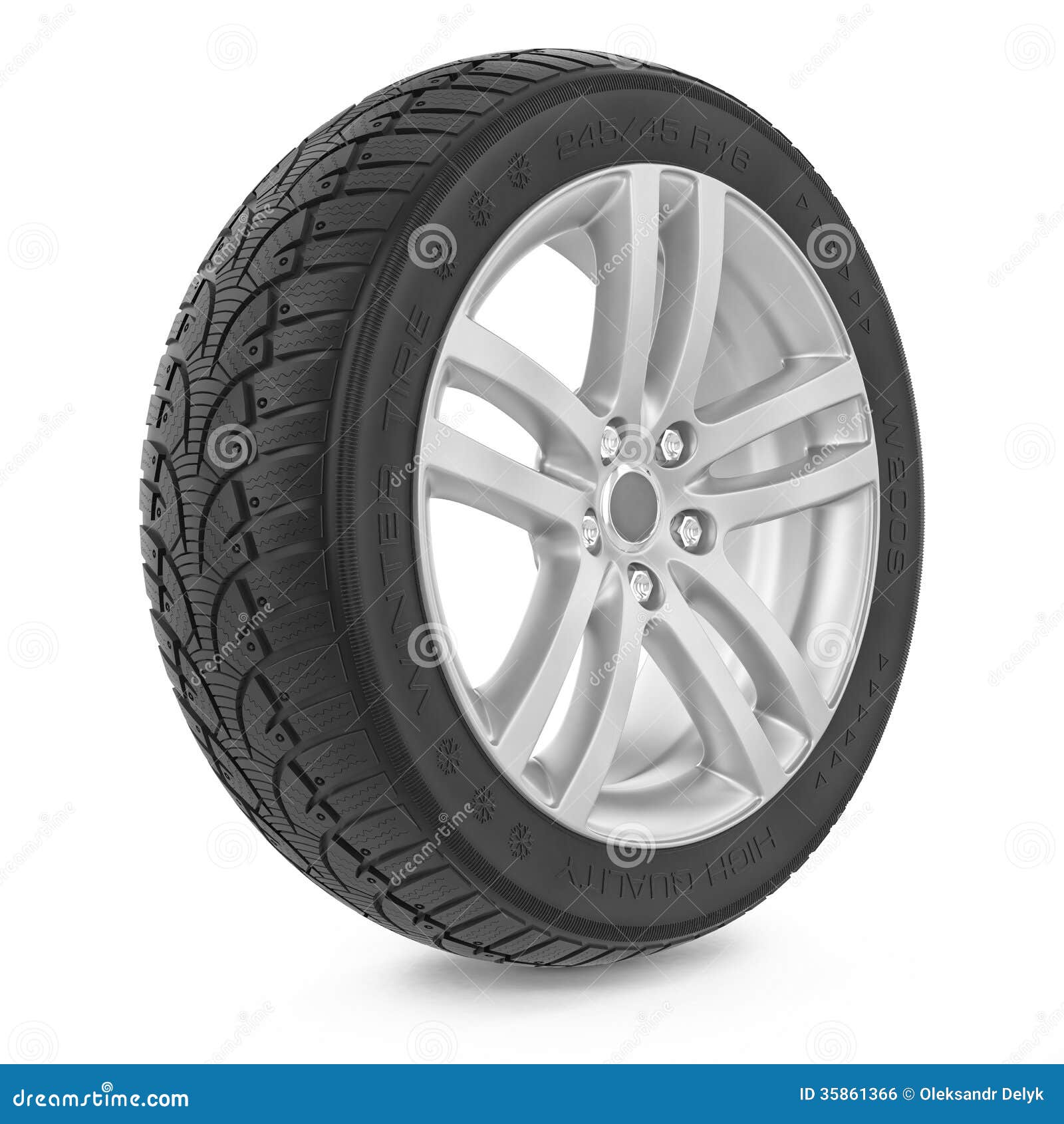 Autowiel. De winterband stock illustratie. Illustration of titel - 35861366