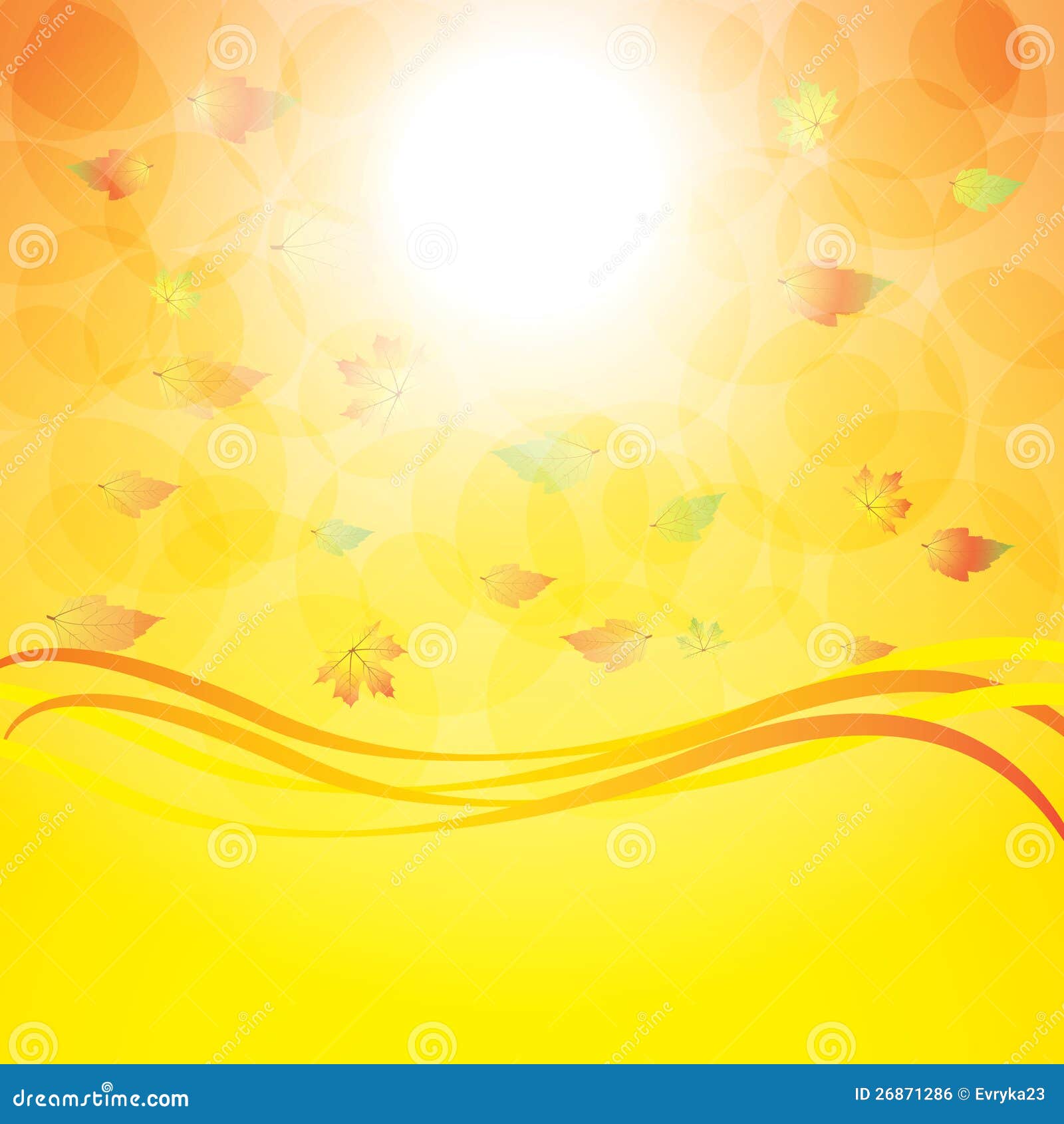 Autumn abstract background stock vector. Illustration of presentation ...