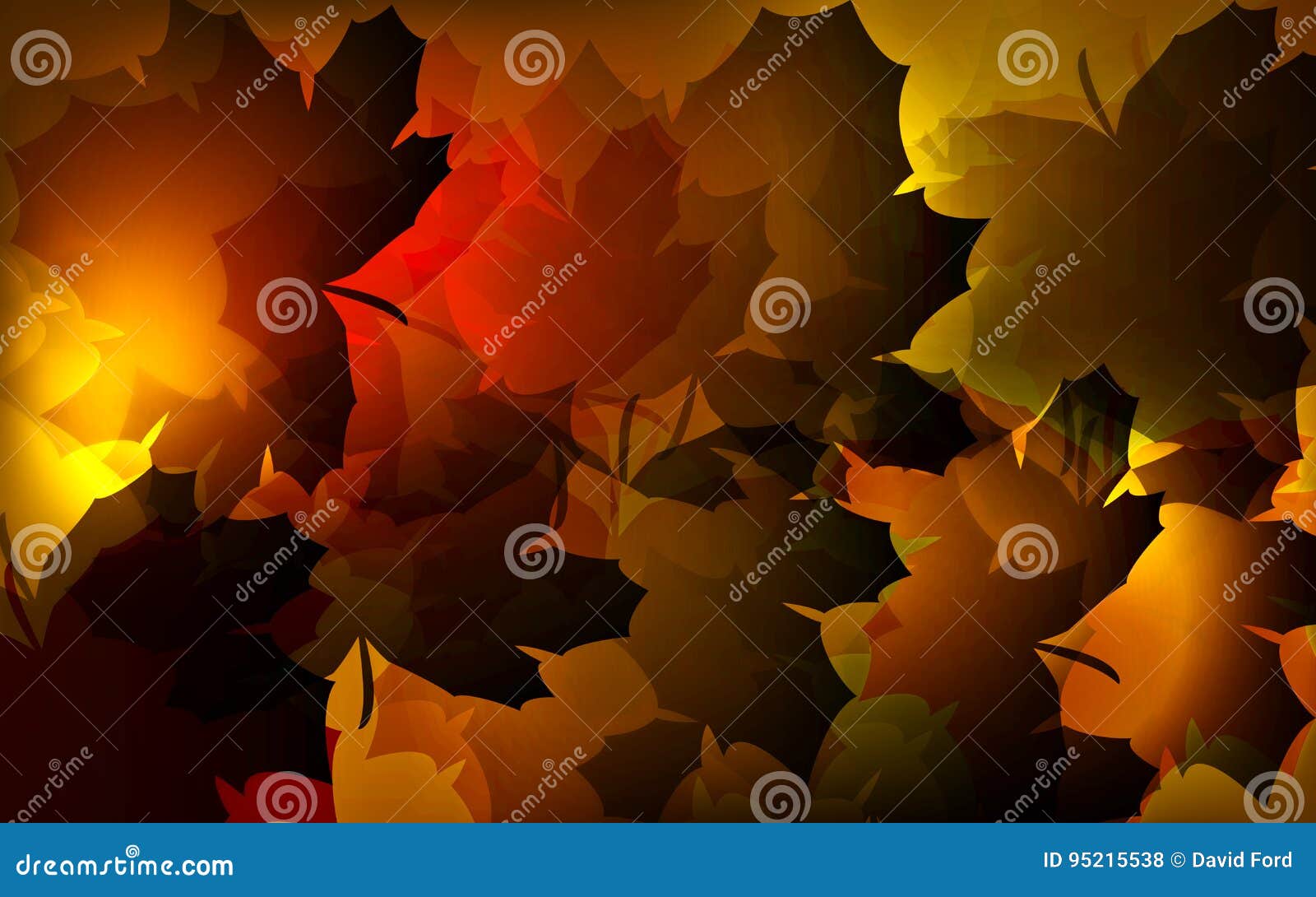Autumn Abstract Background stock illustration. Illustration of ...