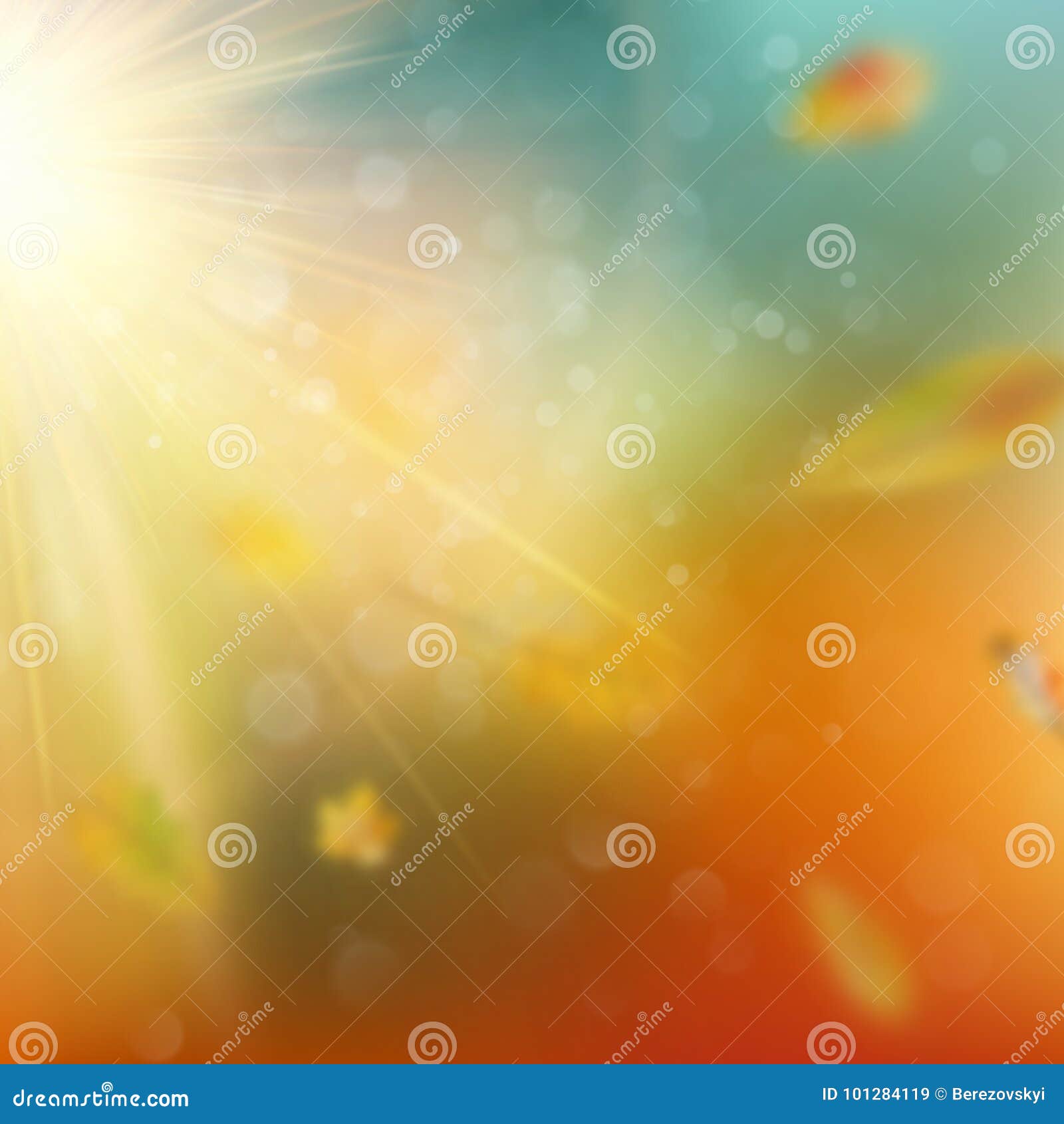 Autumn Abstract Background. EPS 10 Vector Stock Vector - Illustration ...