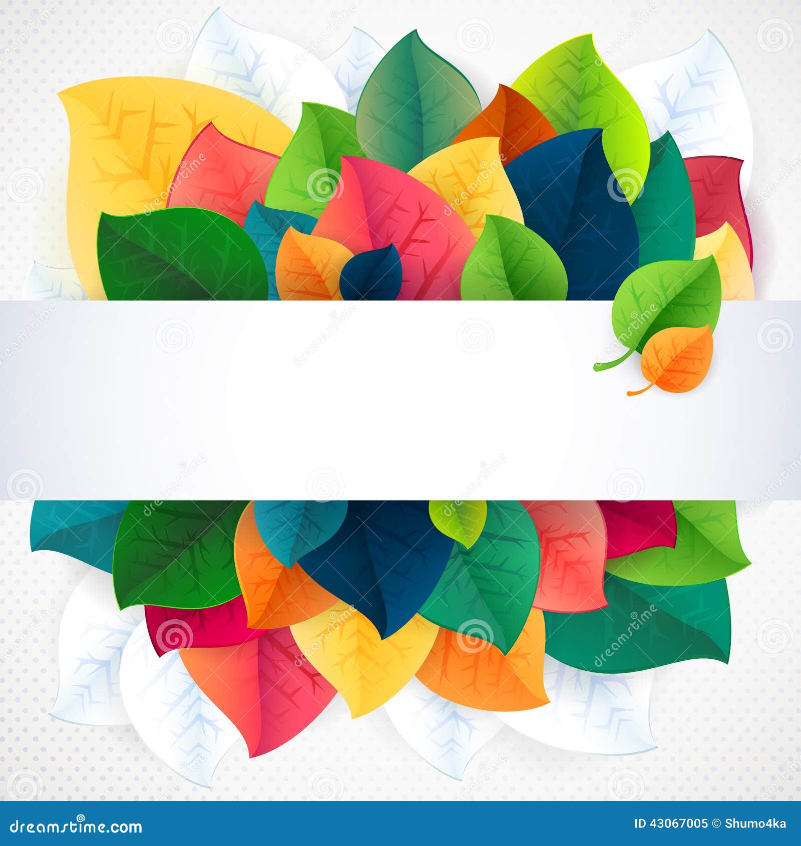 Autumn Abstract Fall Leaves Vector Background Stock Vector ...