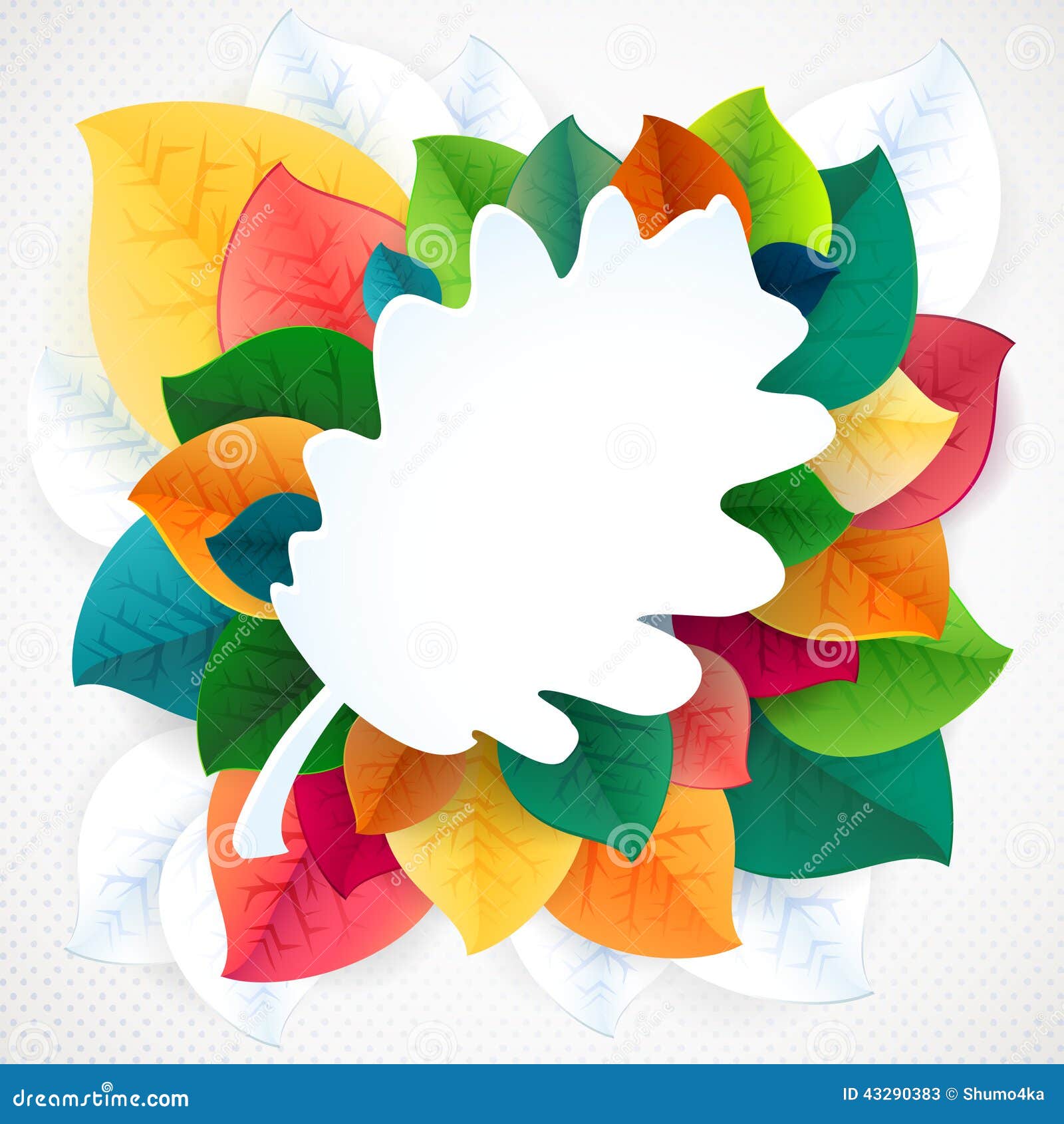 Autumn Abstract Fall Leaves Vector Background Stock Vector ...