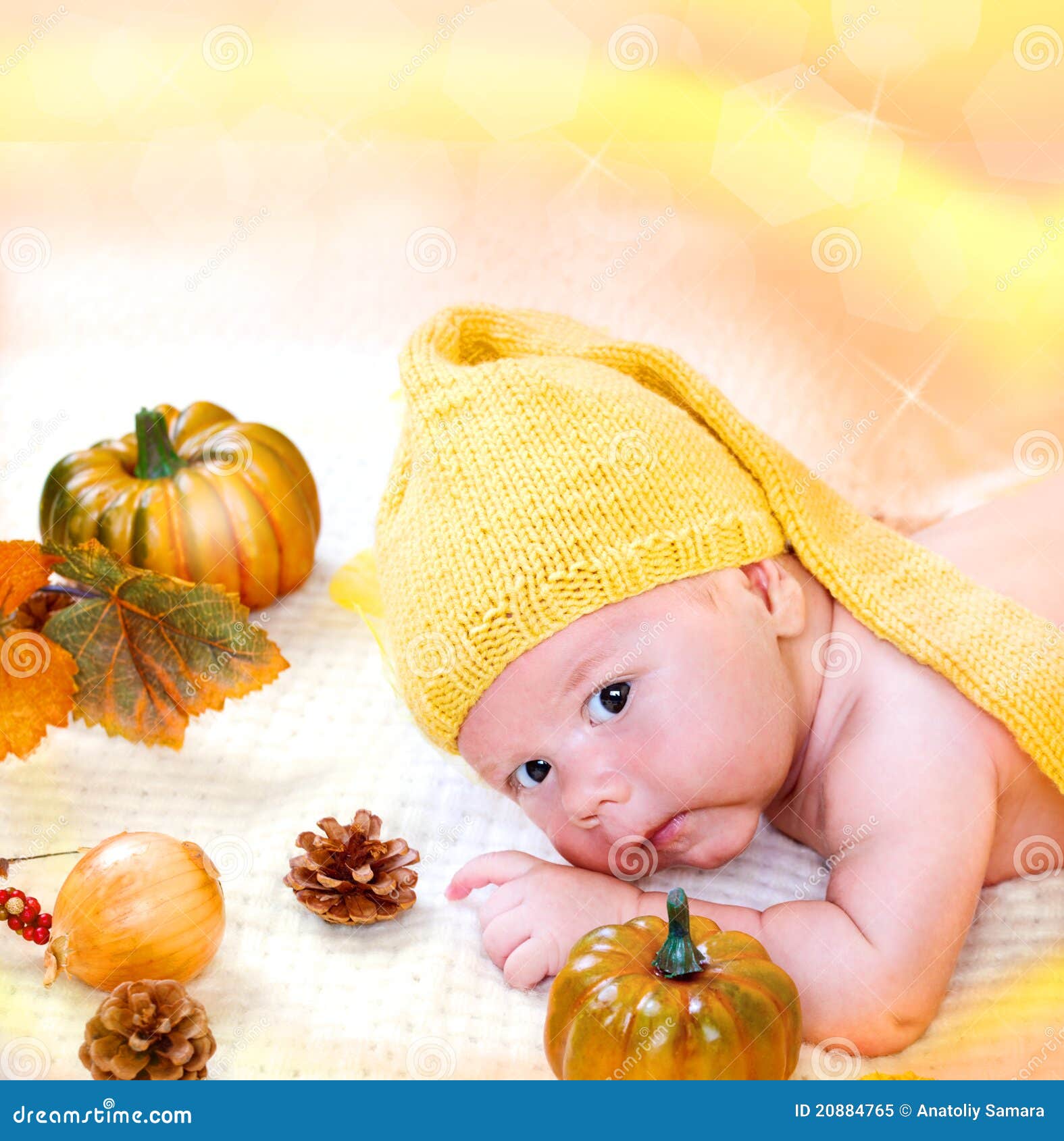 Autumn baby boy stock image. Image of festive, beautiful - 20884765