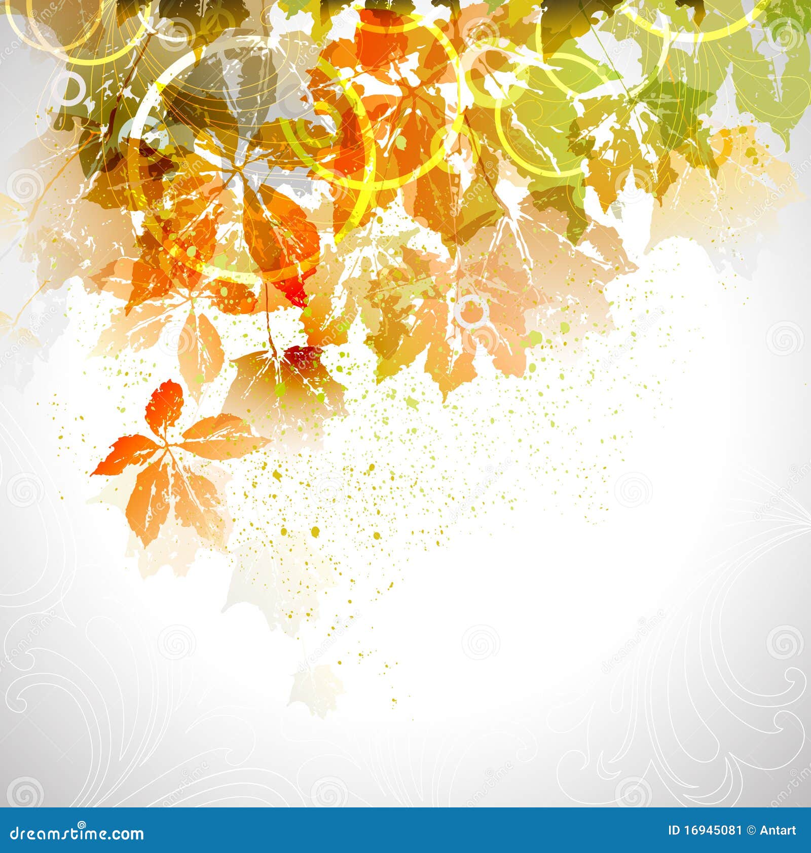 Autumn background stock vector. Illustration of autumn - 16945081