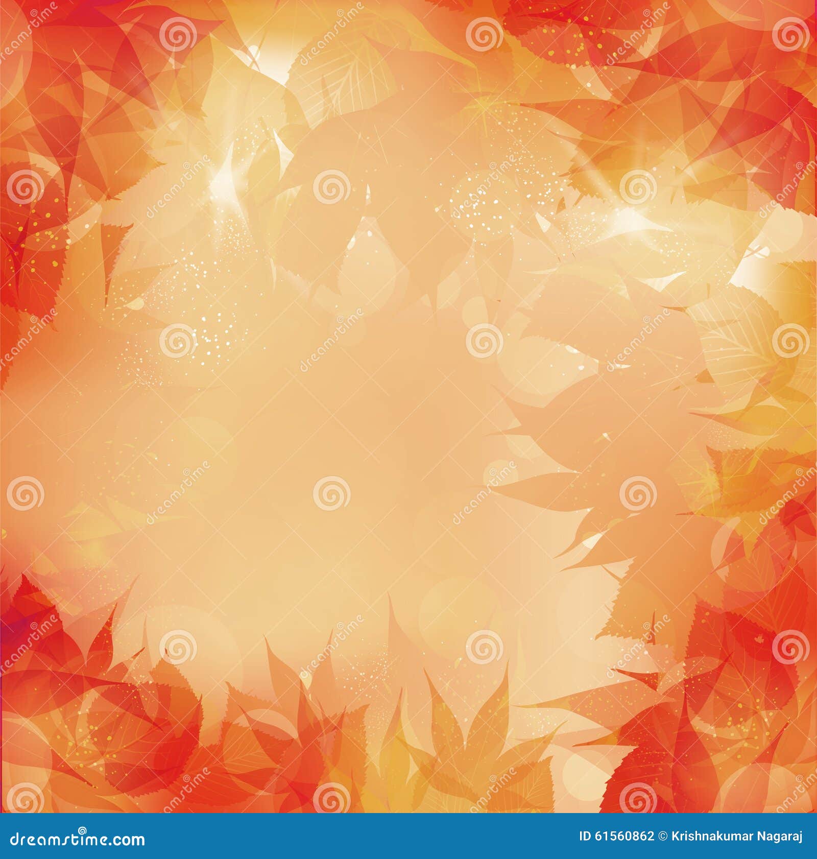 Autumn background stock illustration. Illustration of border - 61560862