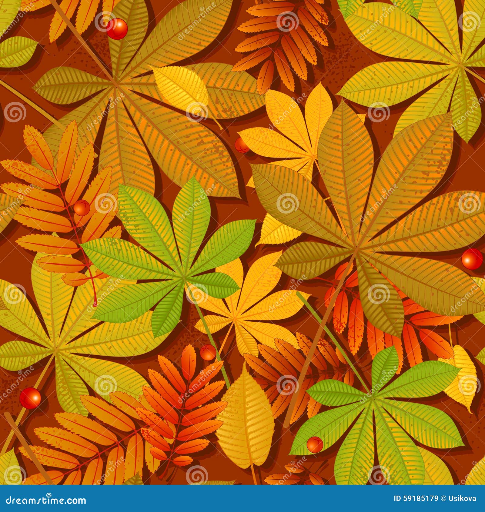 Autumn background stock vector. Illustration of leaves - 59185179