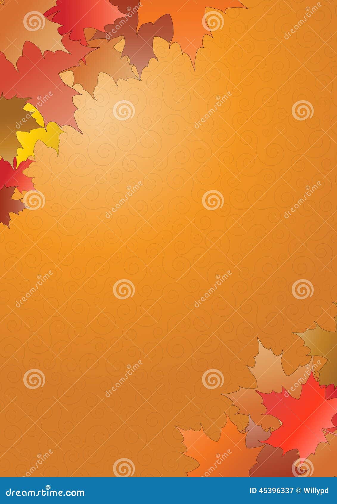 Autumn background stock vector. Illustration of fall - 45396337