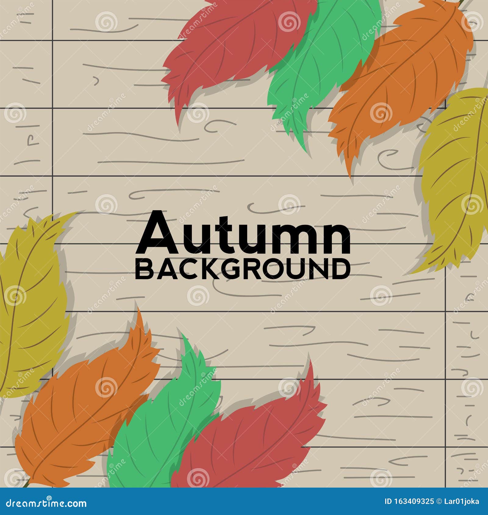 Autumn Background Illustration Stock Vector - Illustration of holiday ...