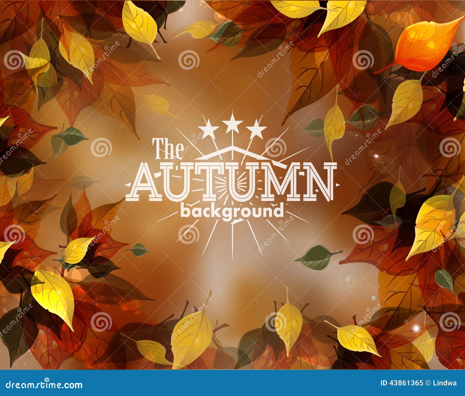 Autumn background stock vector. Illustration of environment - 43861365