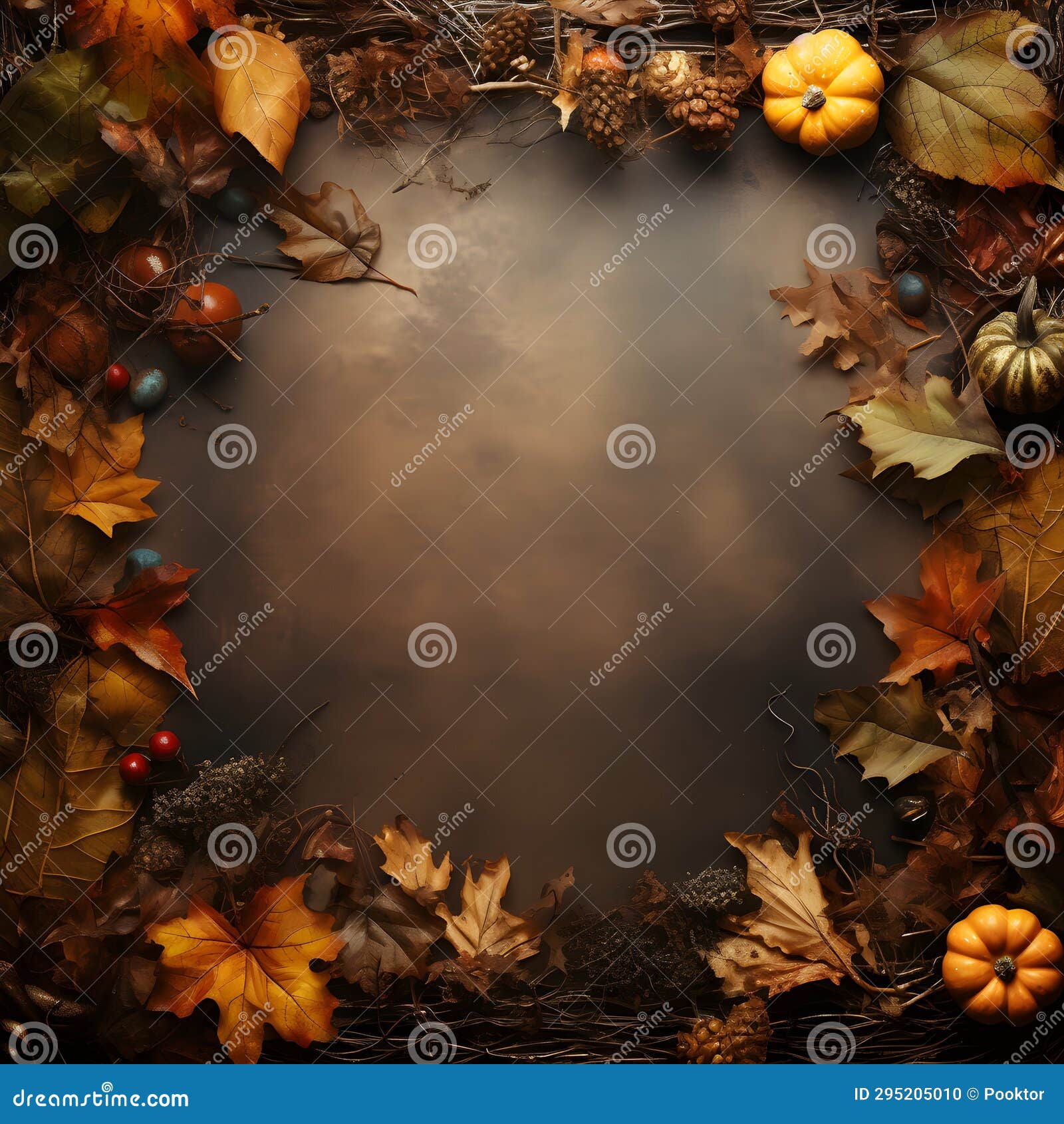 Autumn Background, Fall Background, AI Generated, Fallen Leaves, Autumn ...
