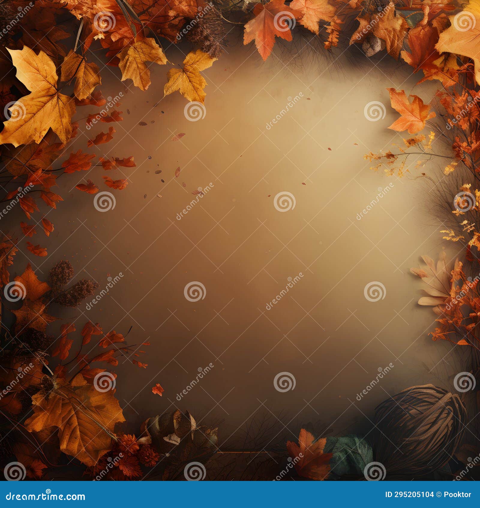 Autumn Background, Fall Background, AI Generated, Fallen Leaves, Autumn ...