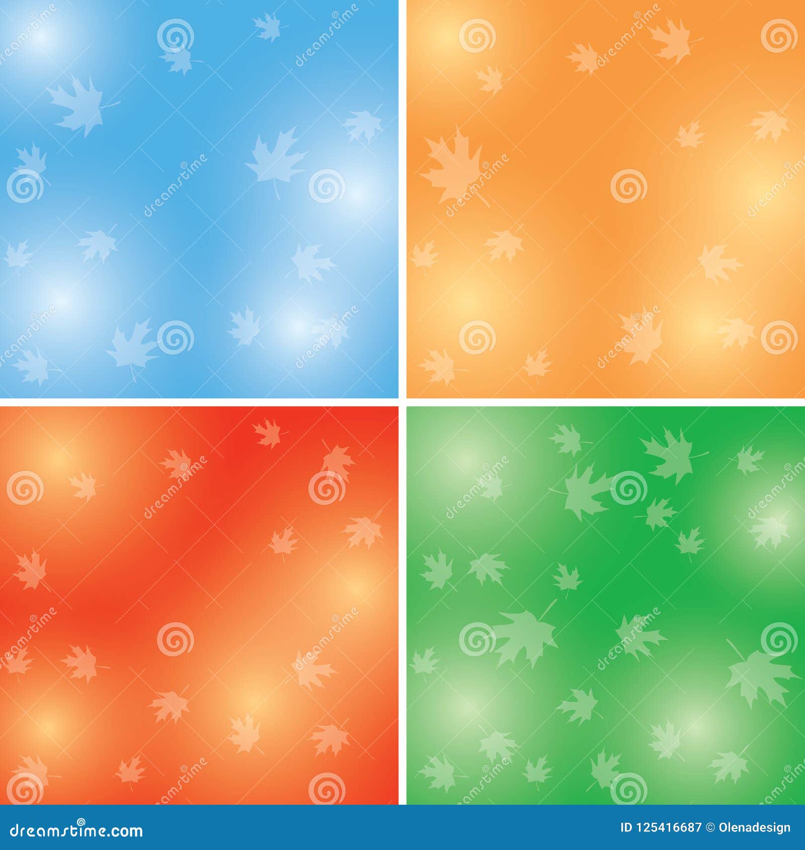 Autumn Backgrounds with Transparent Light Maple Leaves - Vector Stock ...