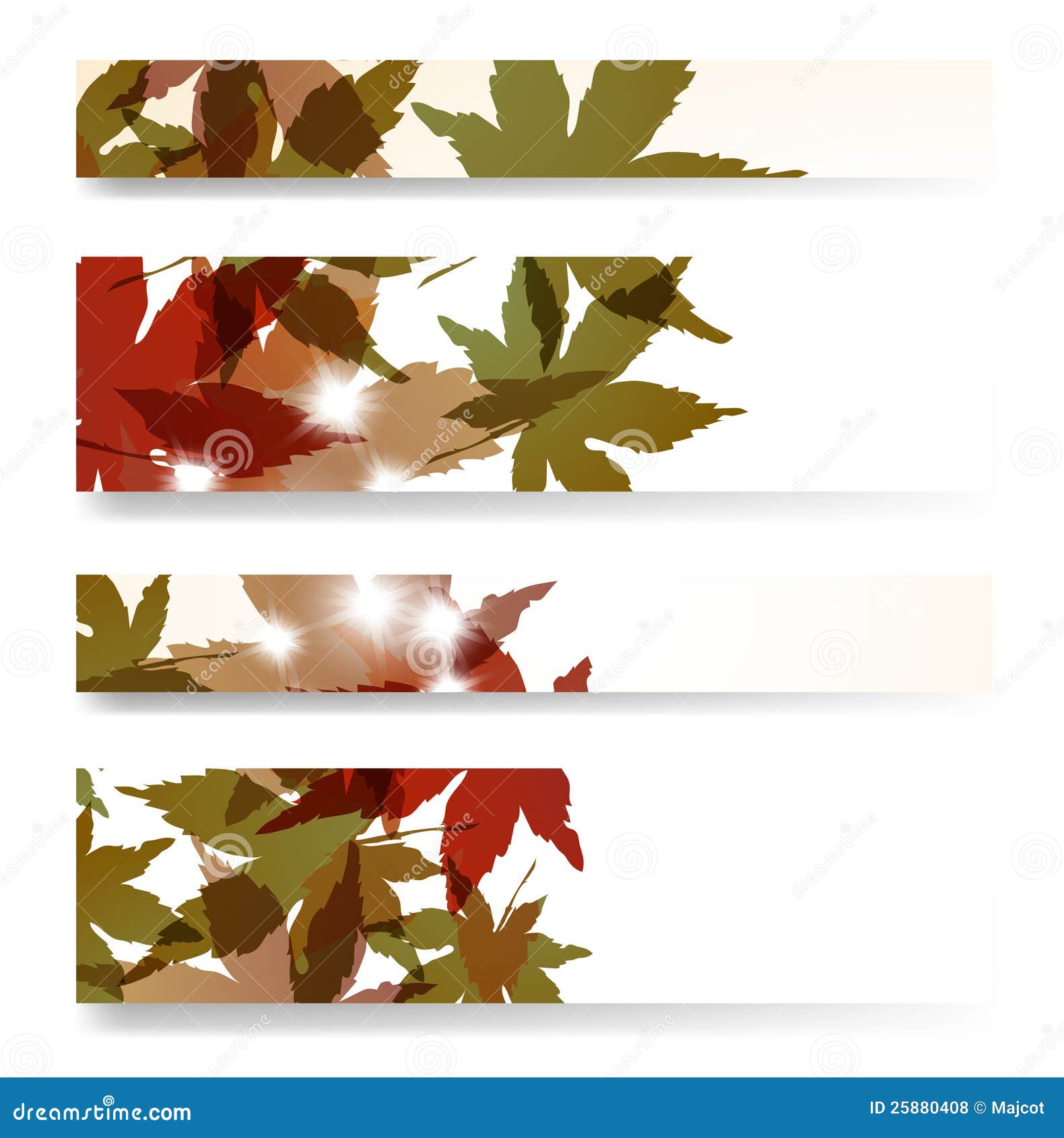 Autumn banner stock vector. Illustration of elegance - 25880408
