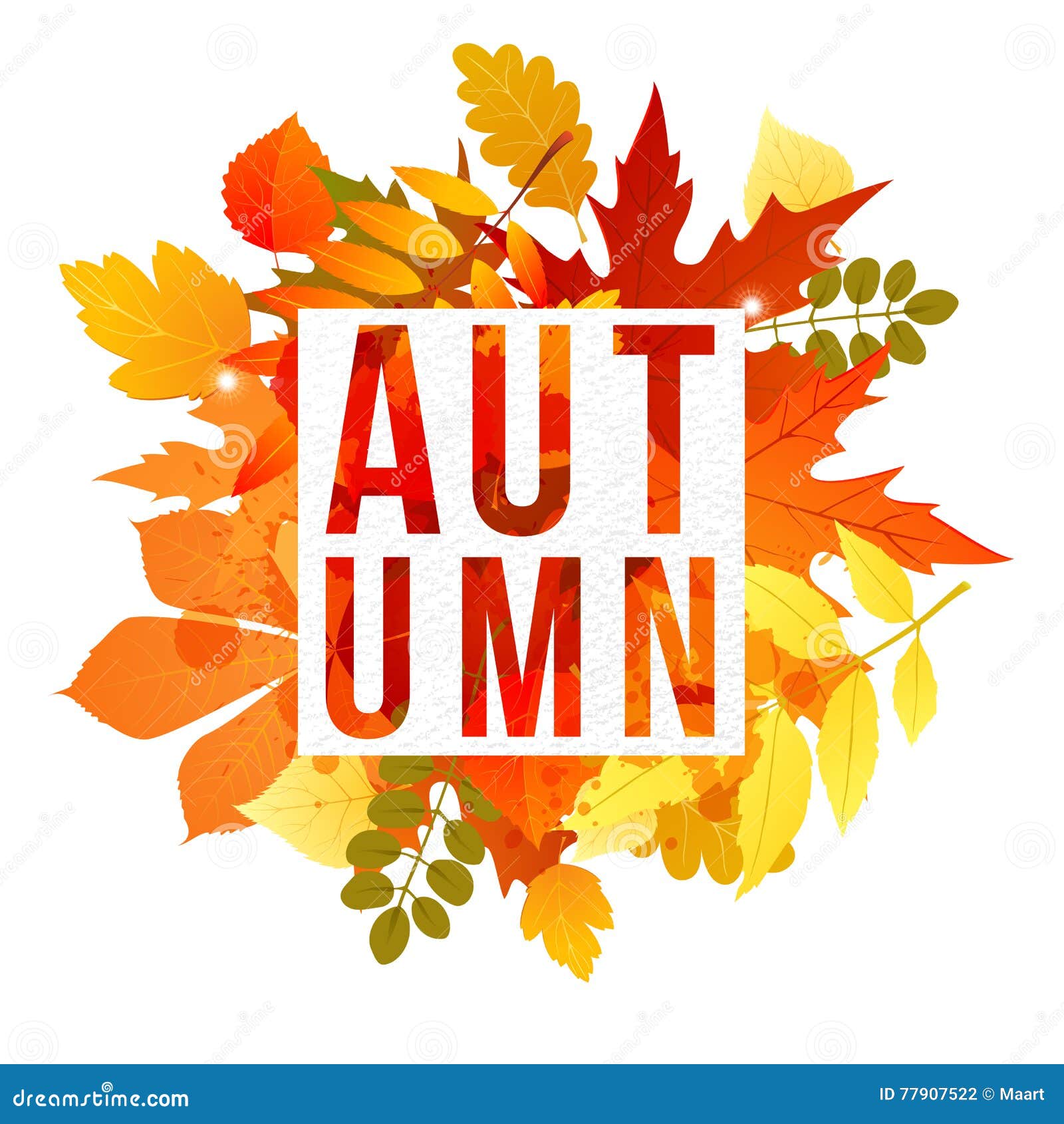 Autumn Banner for Your Design Stock Vector - Illustration of elements ...