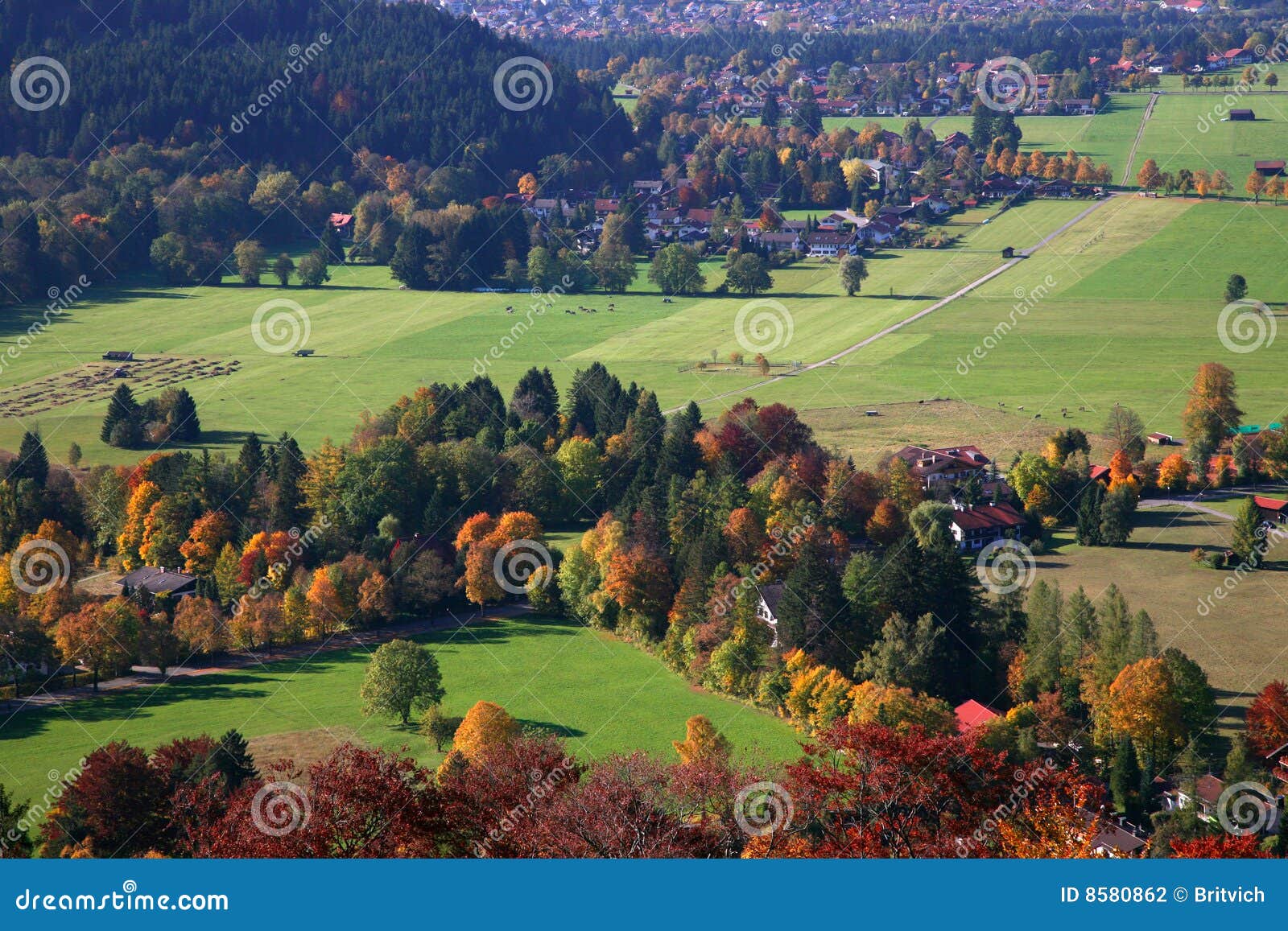 Autumn Bavaria stock photo. Image of field, bavaria, landscape - 8580862