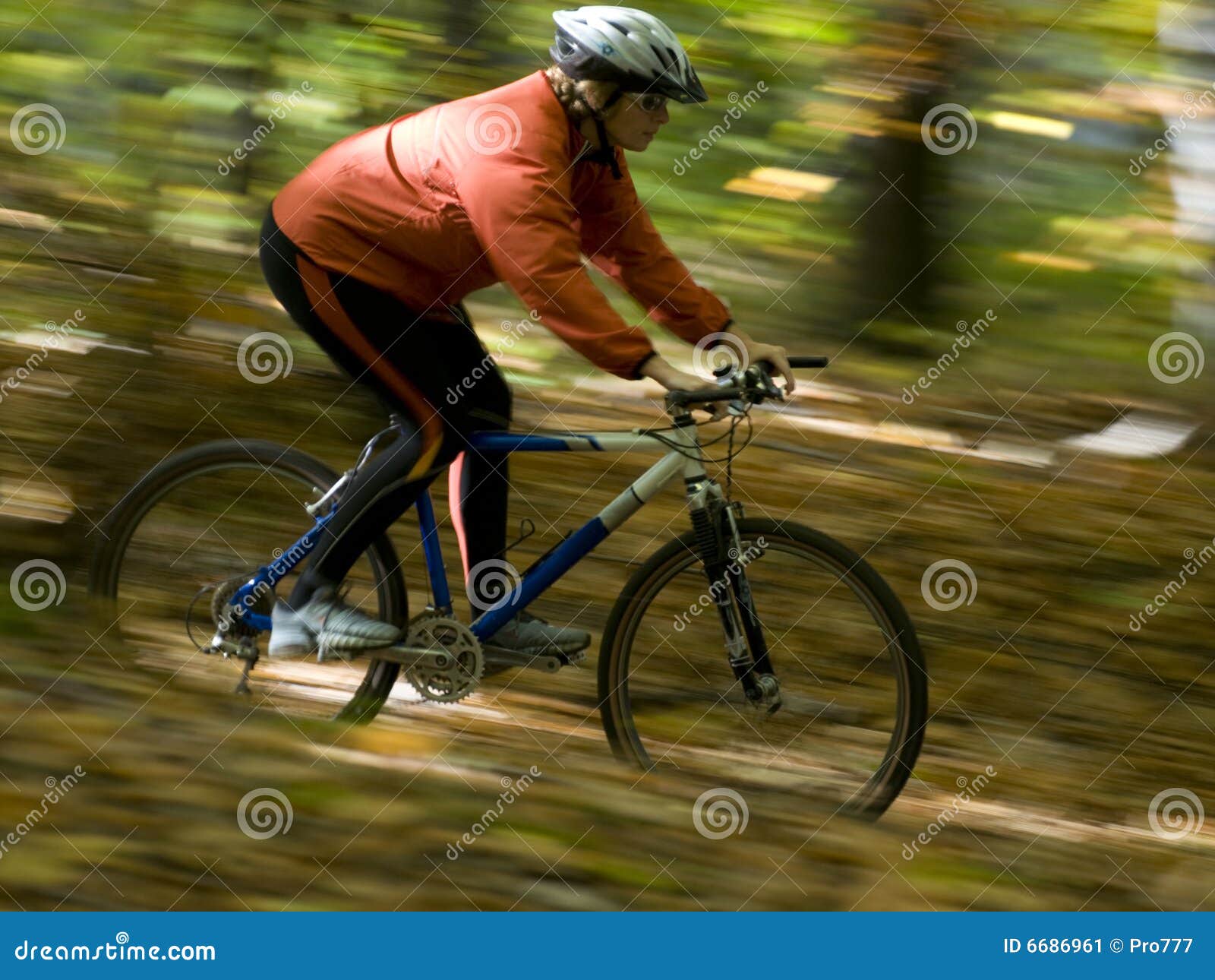 Autumn bike riding stock image. Image of background, orange - 6686961