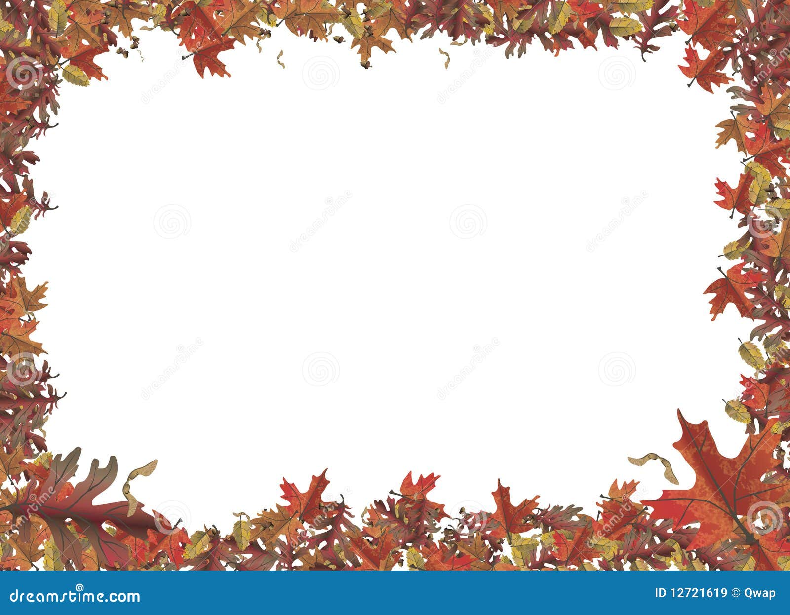 Autumn Border stock illustration. Illustration of country - 12721619