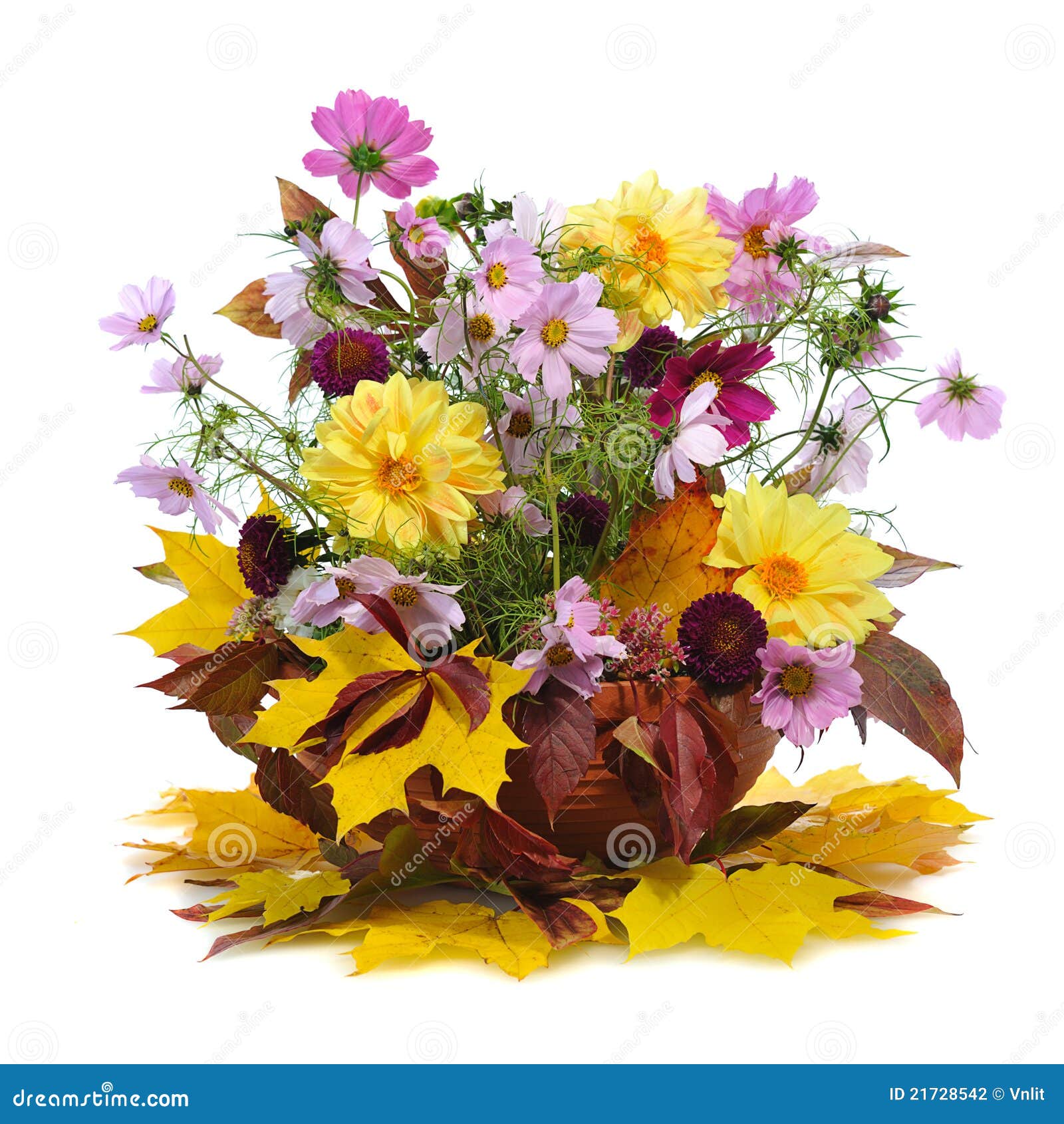 Autumn bouquet stock photo. Image of color, foliage, blossom - 21728542