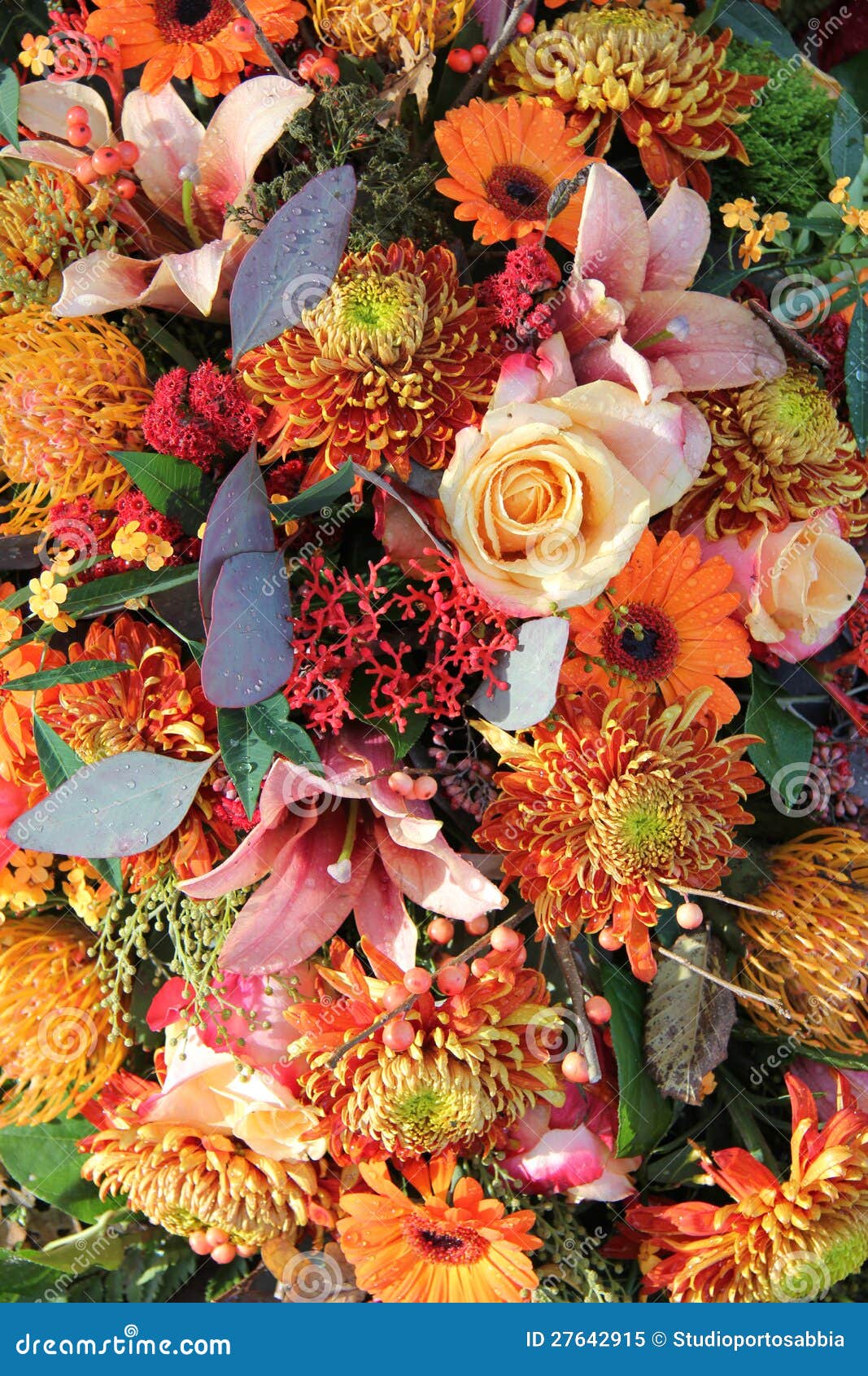 Autumn bouquet stock image. Image of composition, flowers - 27642915