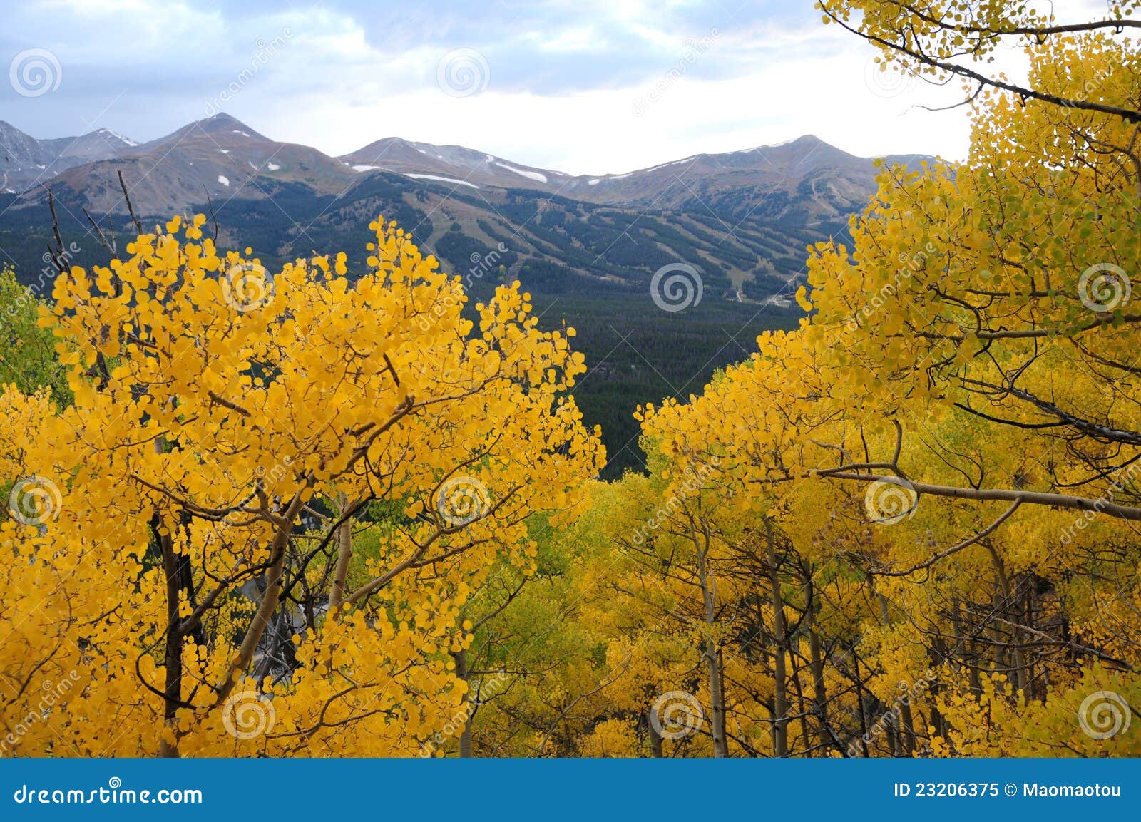 Autumn in Breckenridge Mountains Stock Image - Image of mountain ...