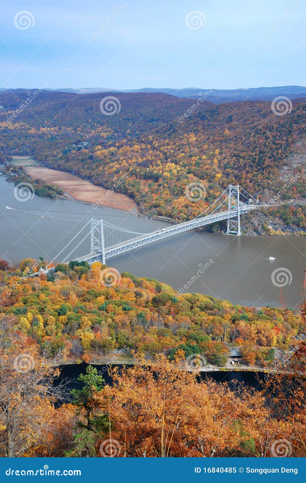Autumn bridge stock image. Image of landscape, outdoor - 16840485