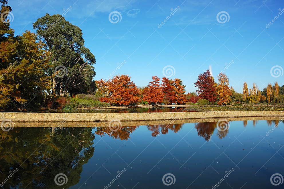 Autumn in Canberra stock photo. Image of peaceful, scenery - 4709520