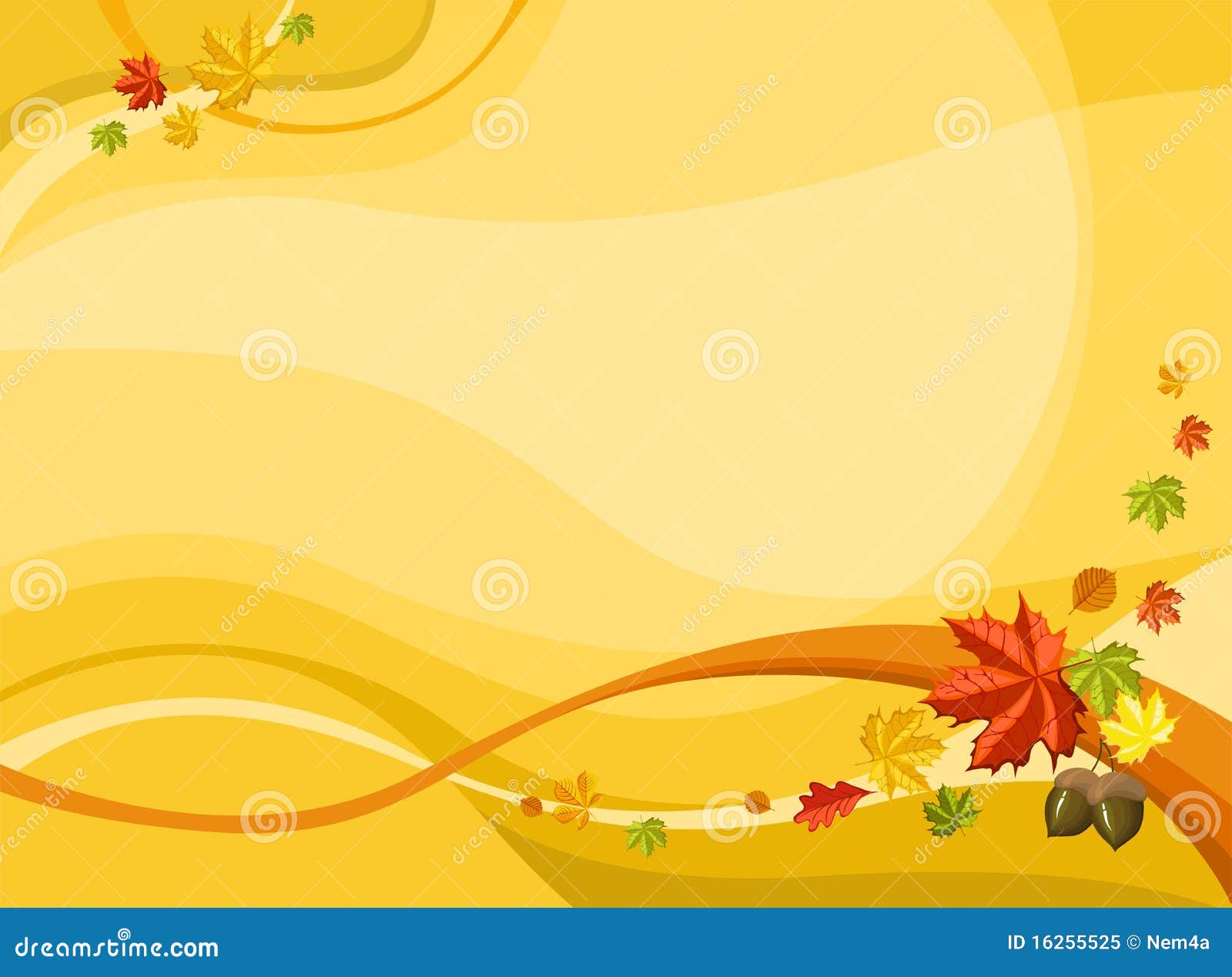 Autumn card stock vector. Illustration of background - 16255525
