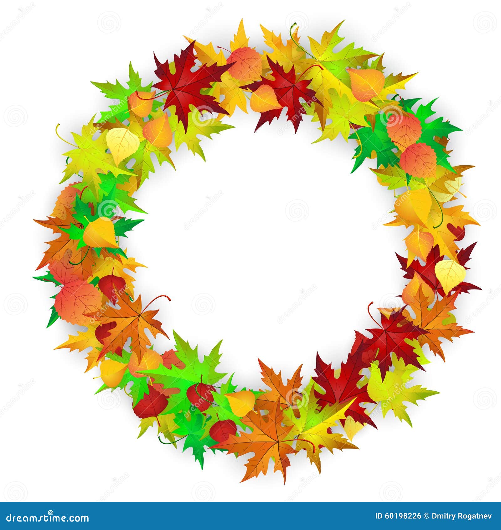 Autumn card stock vector. Illustration of color, abstract - 60198226