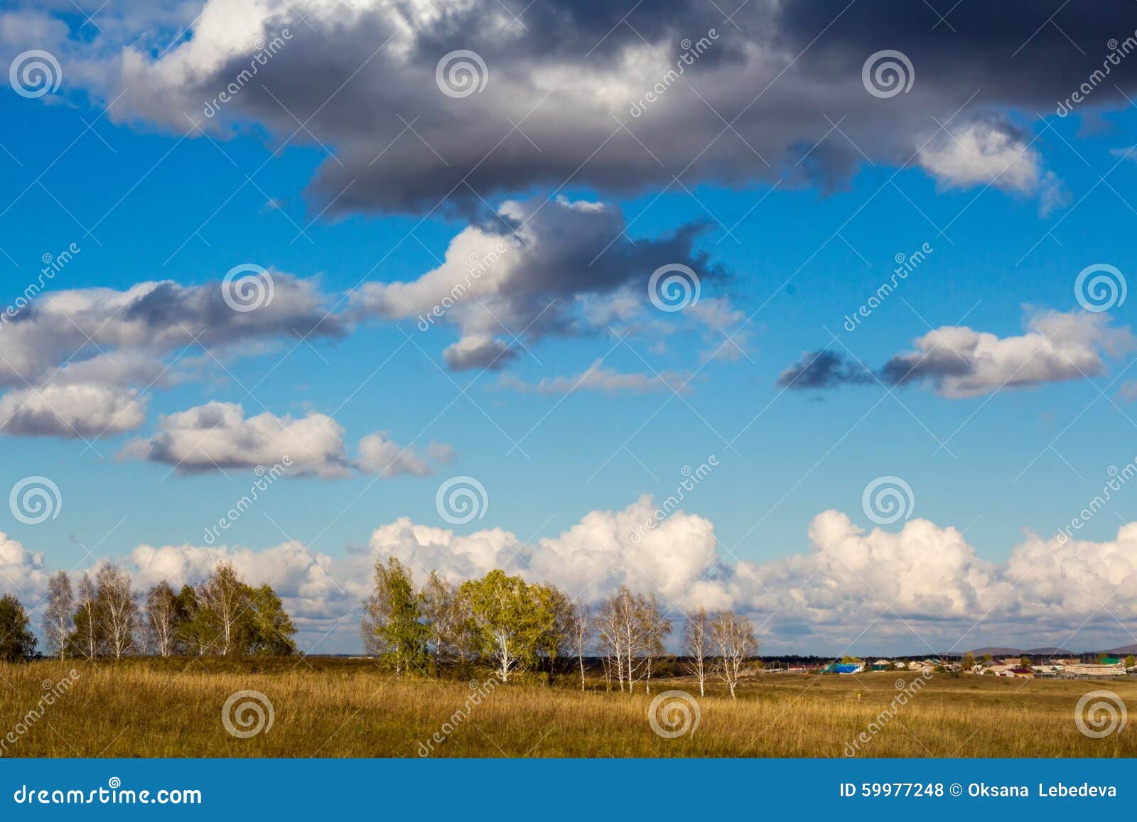 Autumn clouds stock photo. Image of cloud, yellow, bright - 59977248