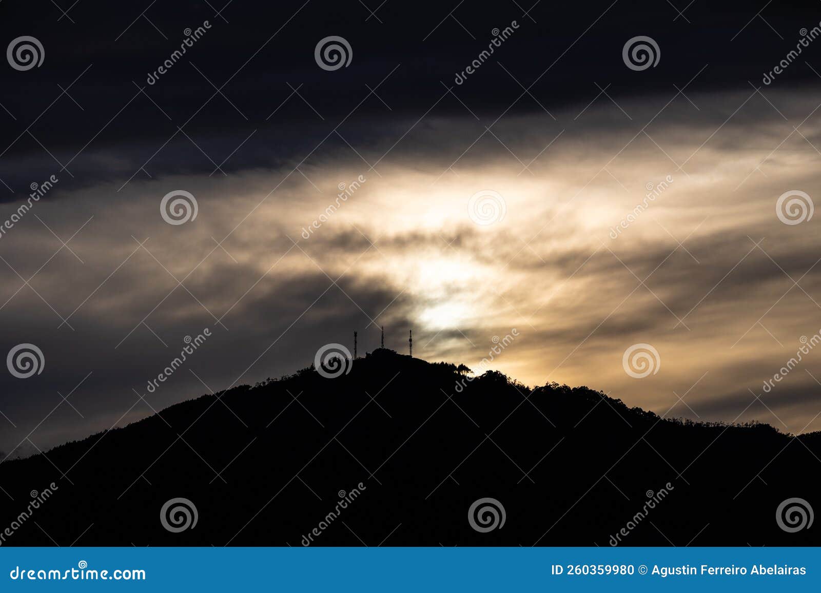 Autumn Clouds! stock photo. Image of sunset, natural - 260359980