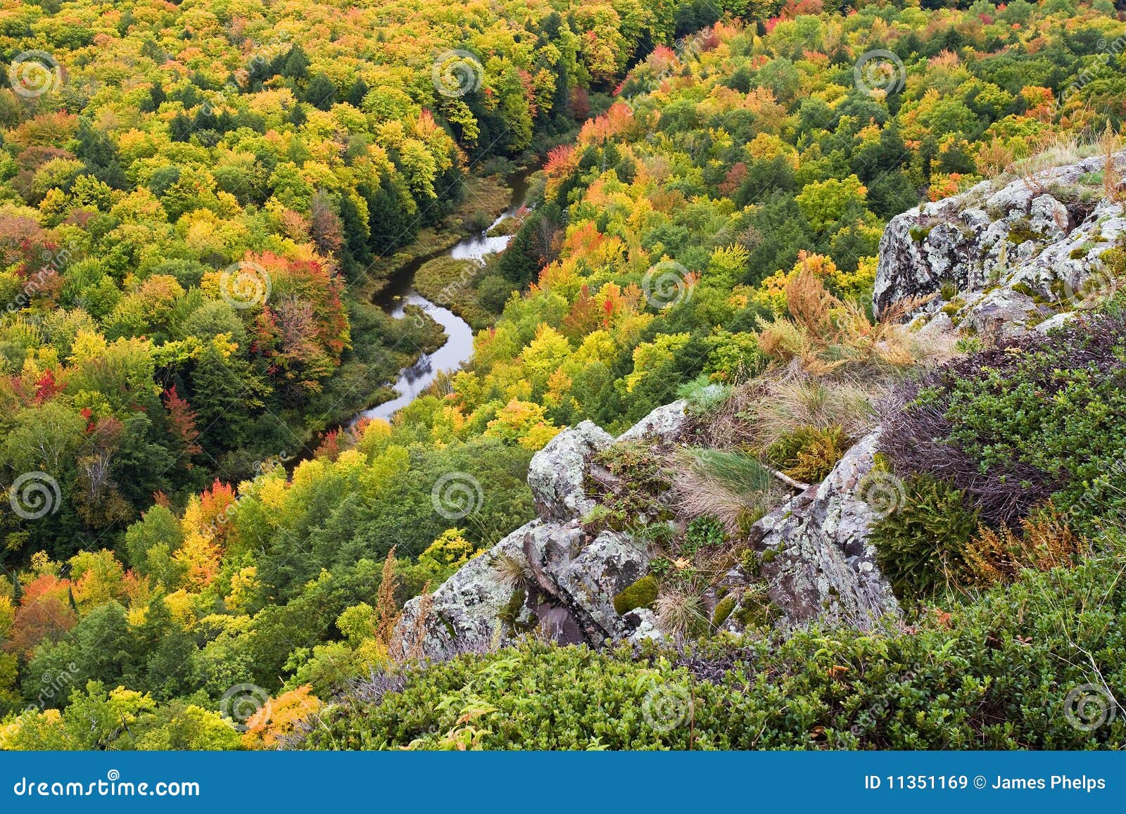 Autumn Color in Michigan Upper Peninsula Stock Image - Image of ...