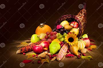 Autumn Cornucopia stock photo. Image of leaf, gourd, peach - 1423266