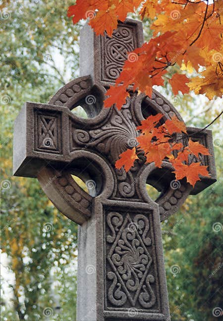 Autumn cross stock image. Image of religious, decorative - 110877