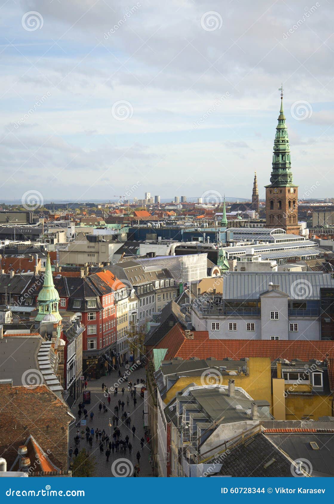 Autumn Day on Copenhagen. Denmark Editorial Stock Image - Image of ...