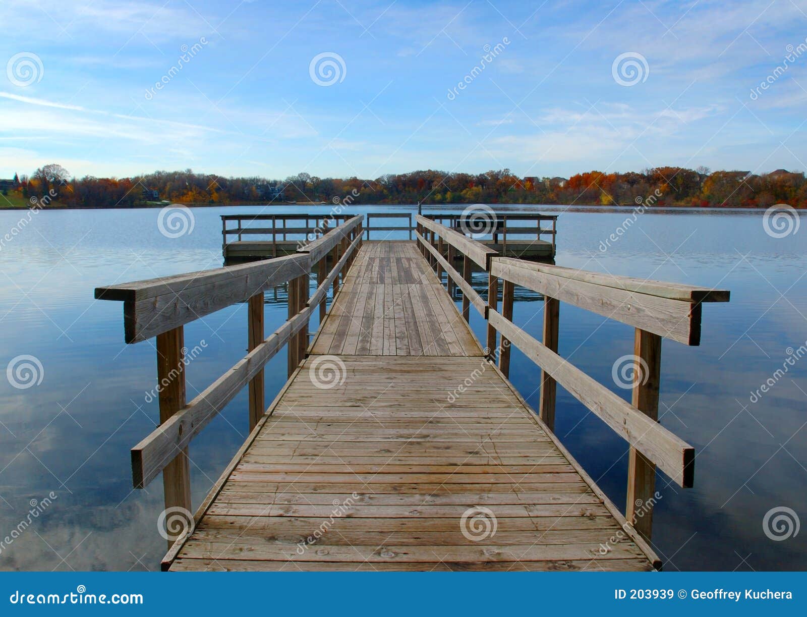 Autumn Dock stock image. Image of boating, dock, water - 203939