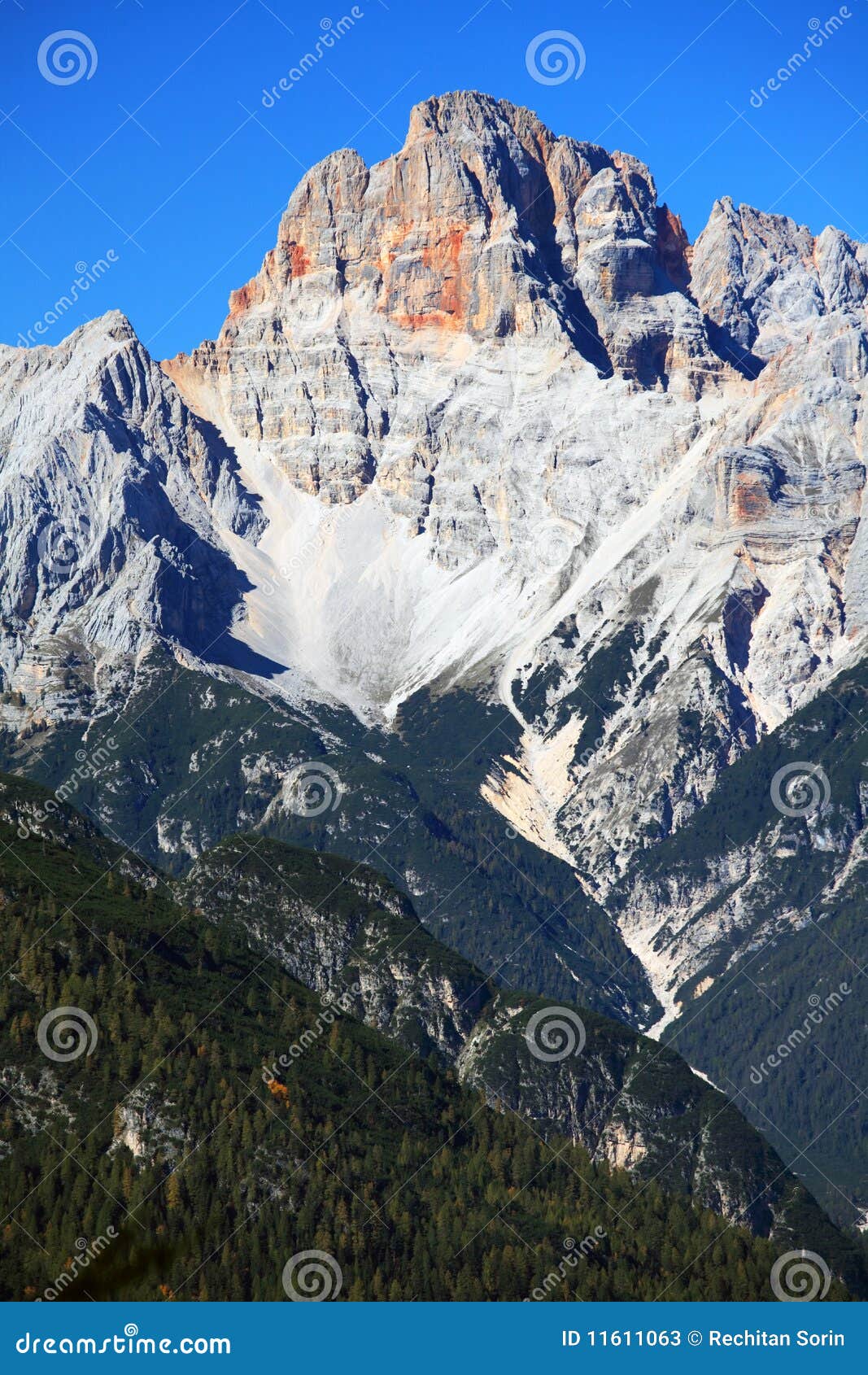 Autumn in Dolomites stock image. Image of vacation, dolomites - 11611063