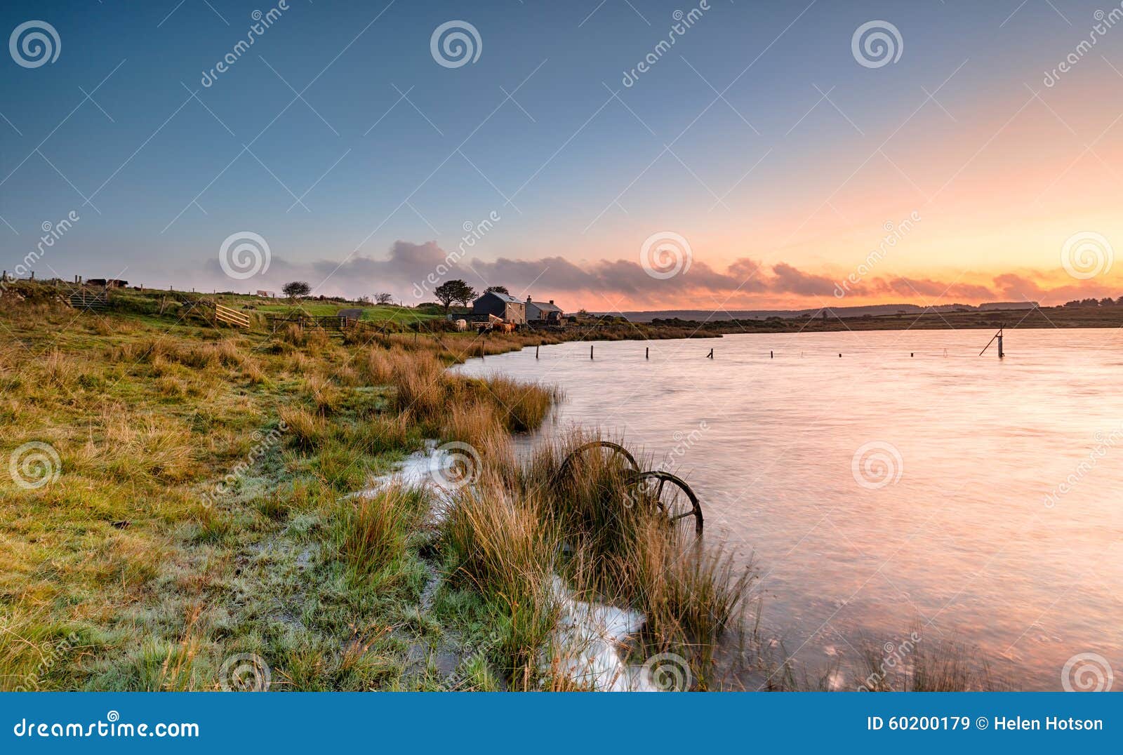 Autumn at Dozmary Pool stock image. Image of dusk, landscape - 60200179