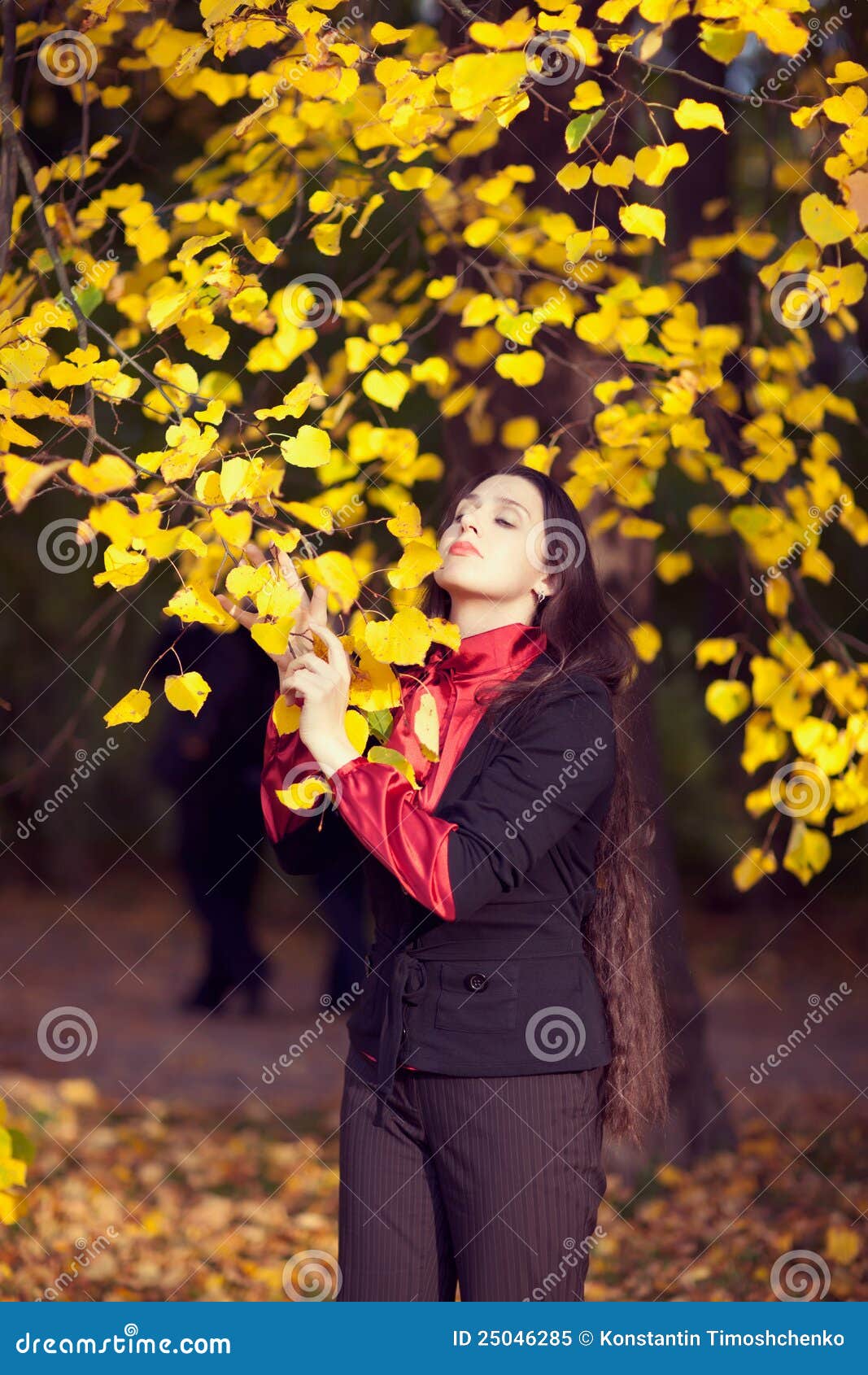 Autumn dreams stock image. Image of beautiful, happiness - 25046285