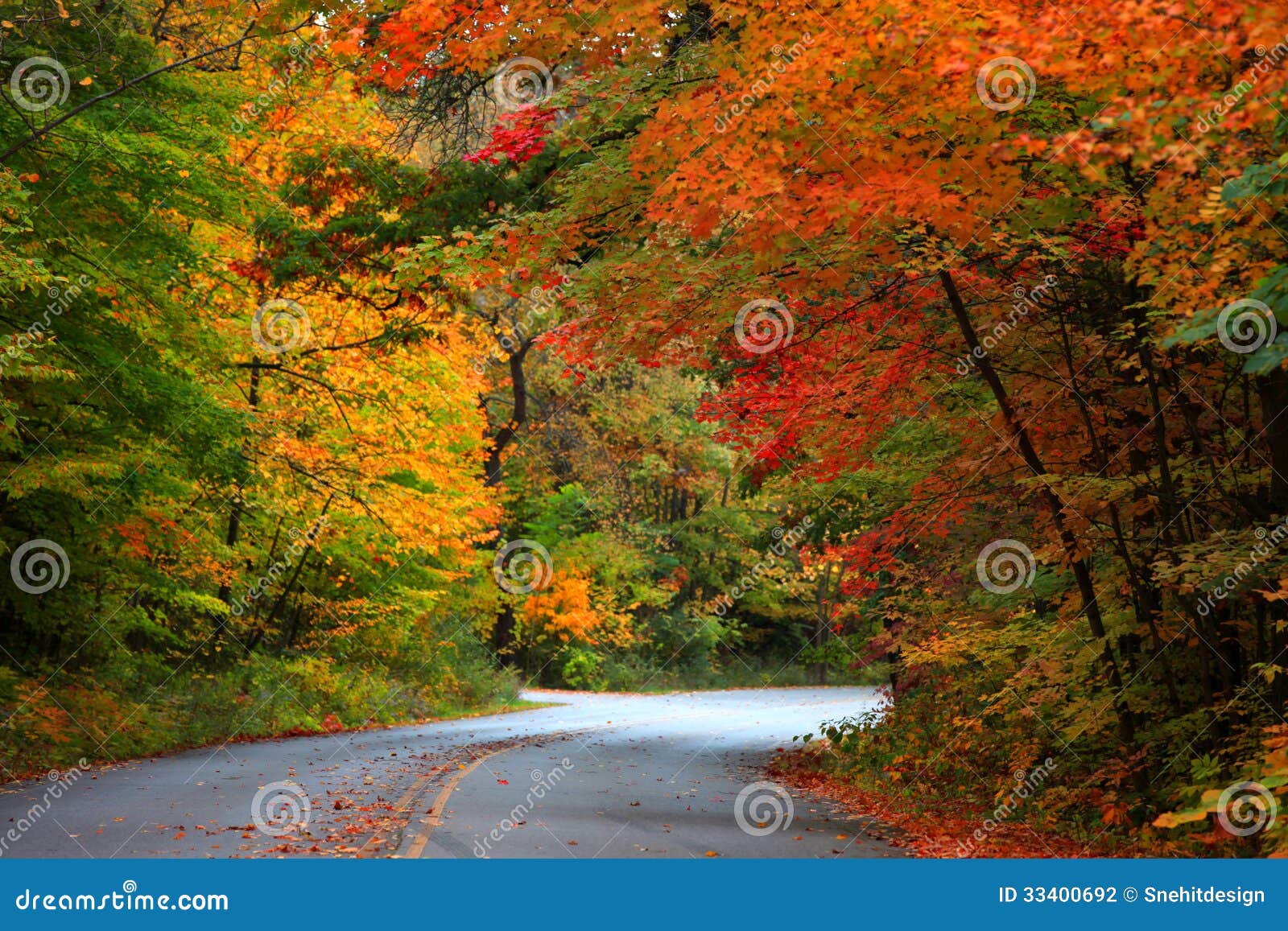 Autumn drive stock photo. Image of hill, drive, environment - 33400692